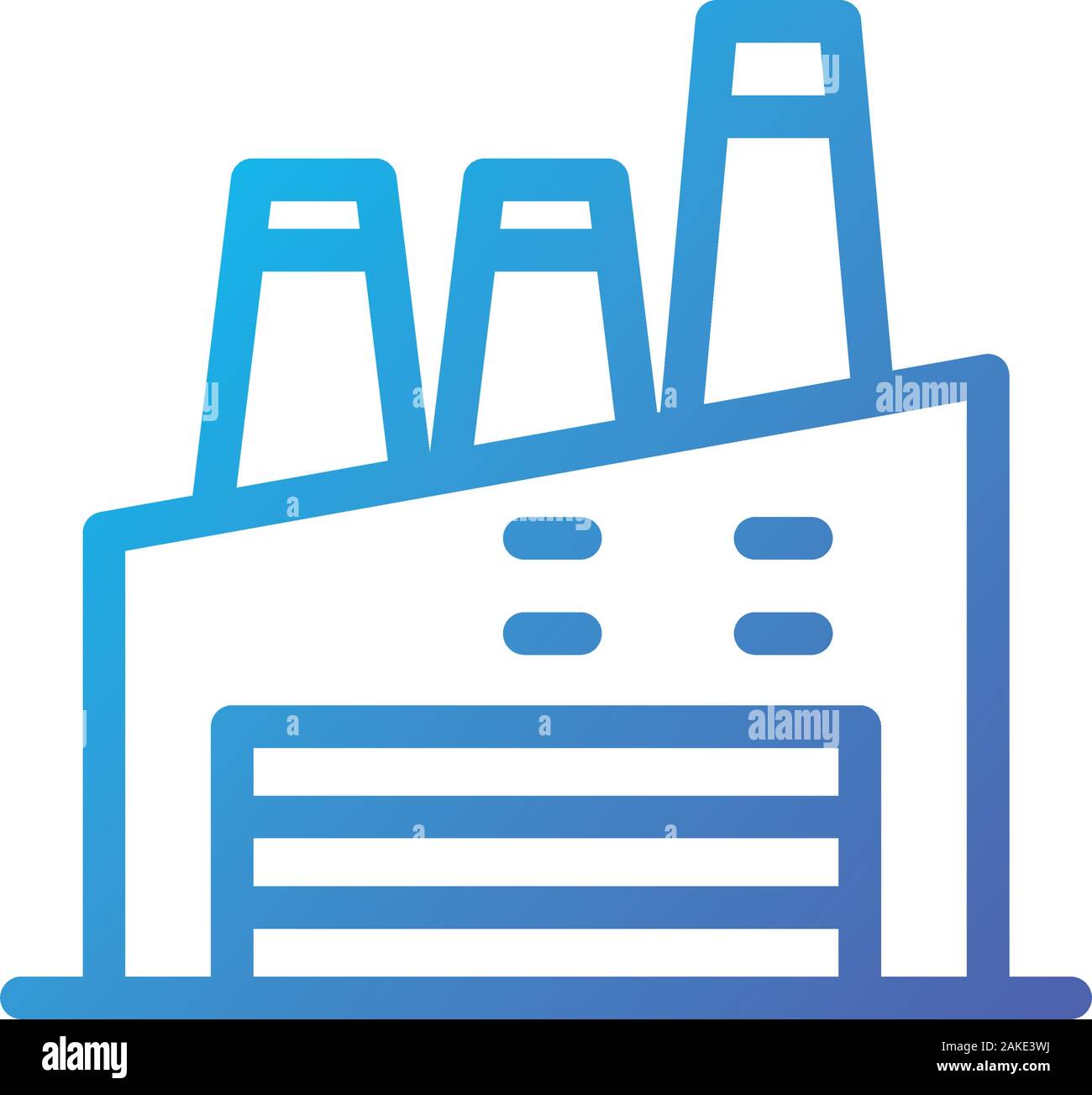 factory icon design, Industry plant building insdustrial construction ...