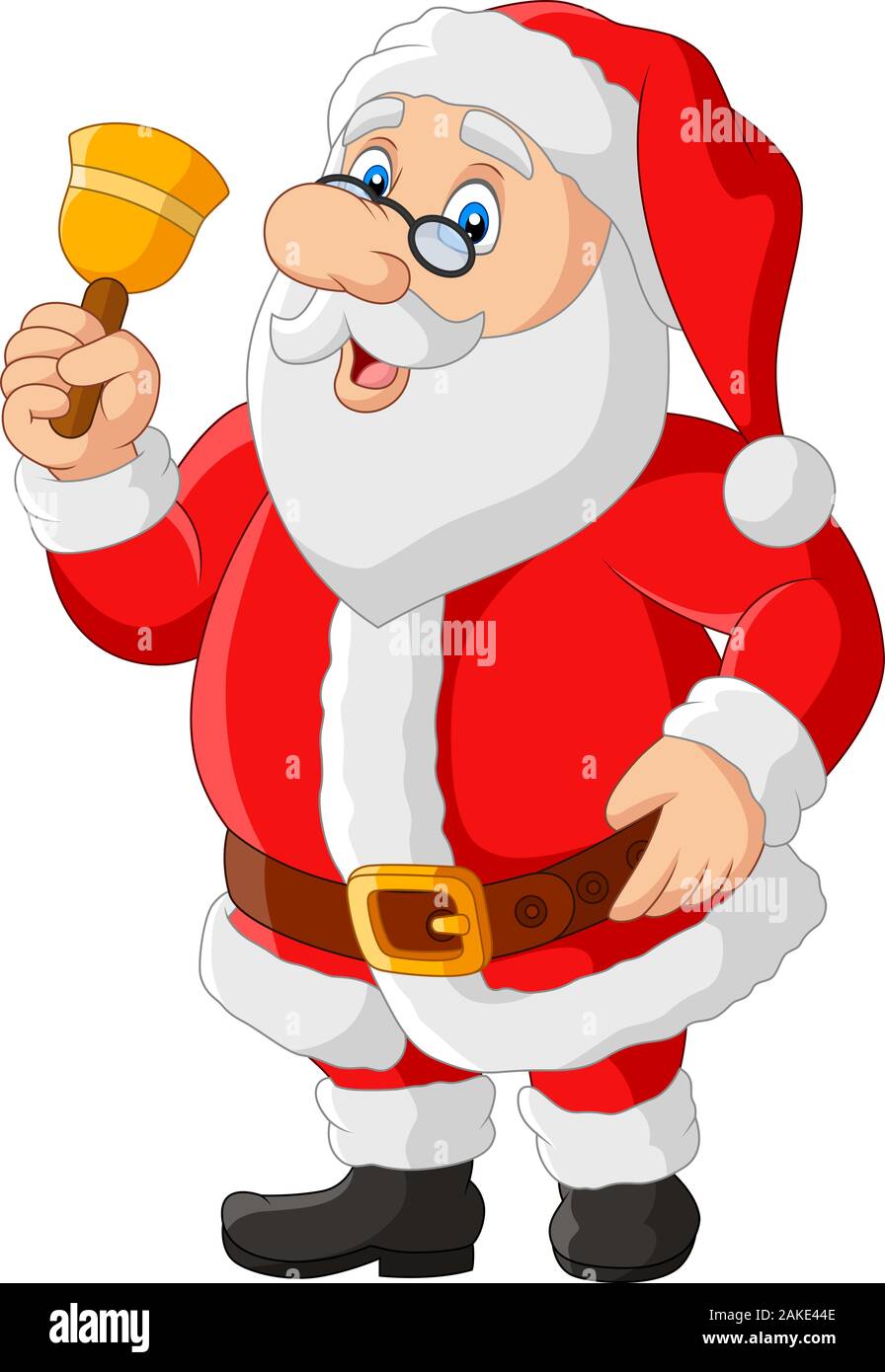 Santa claus hold bell hi-res stock photography and images - Alamy