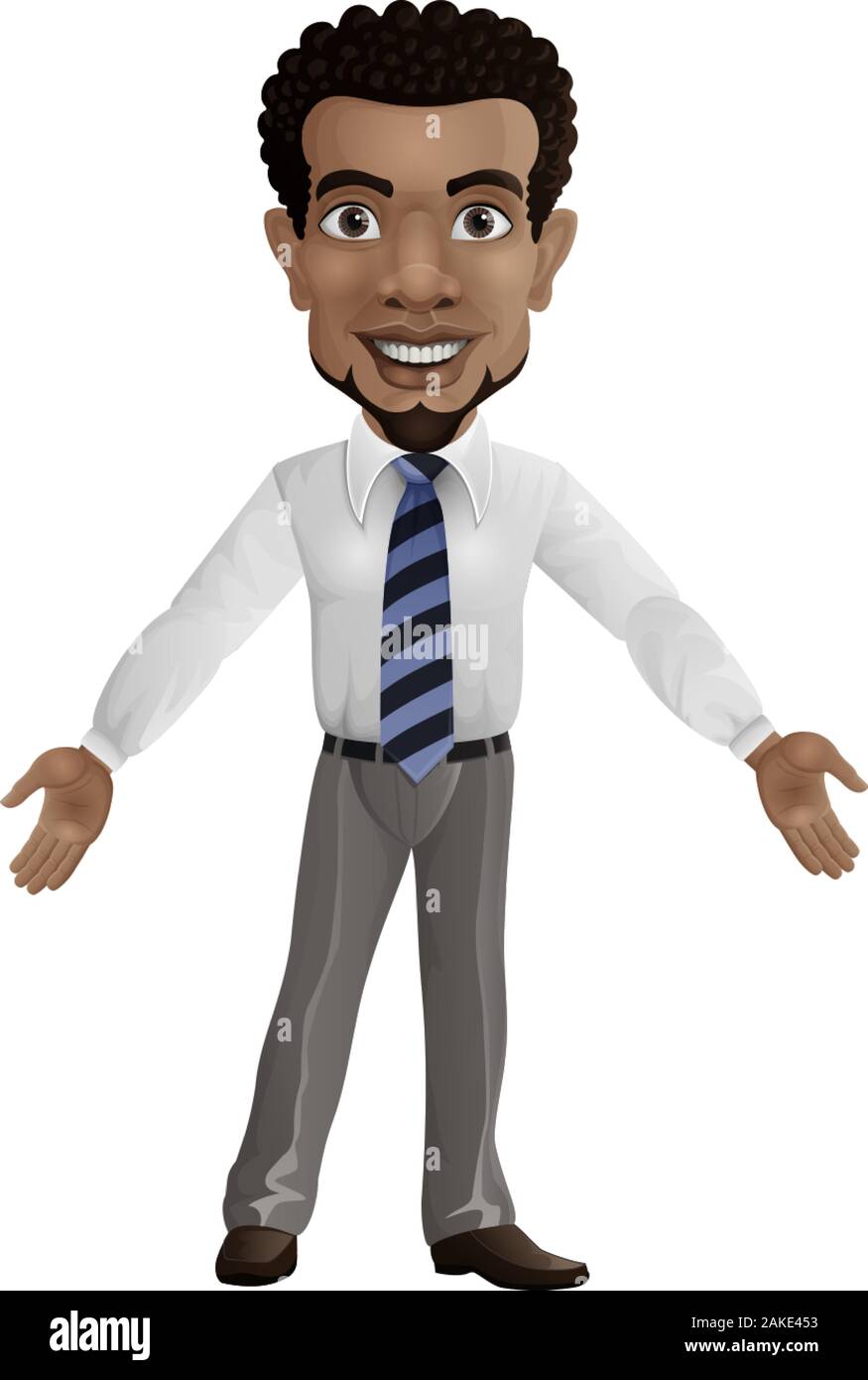 Cartoon businessman with open arms Stock Vector Image & Art - Alamy