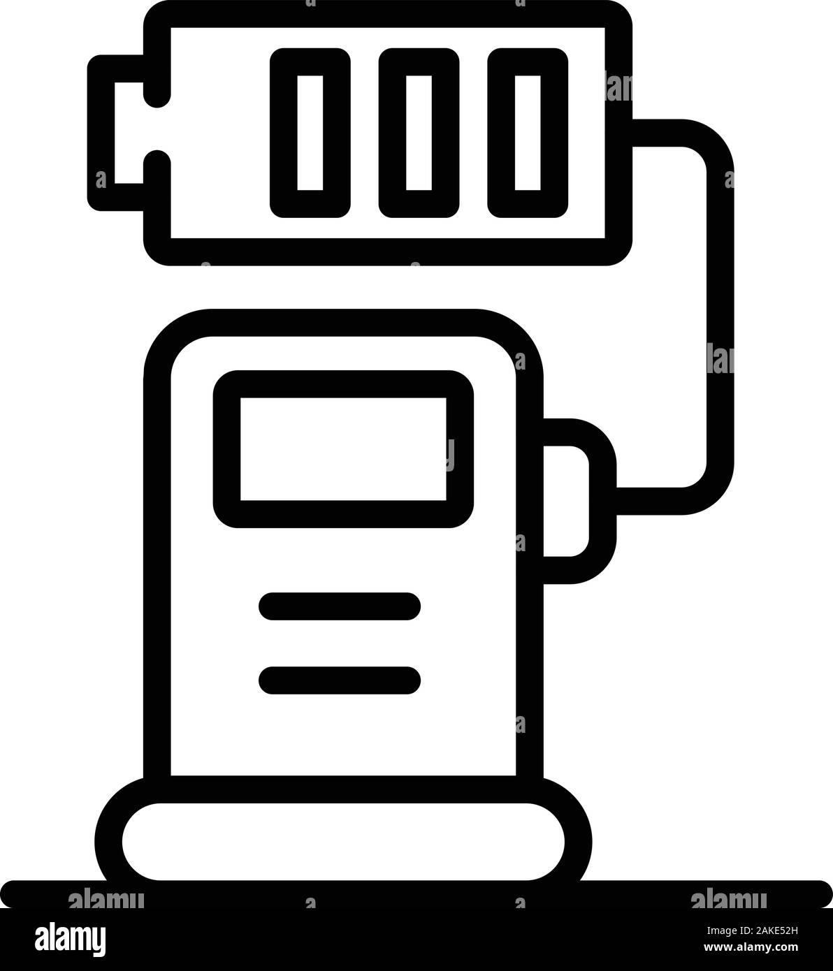 Electric car charging refuel Black and White Stock Photos & Images - Alamy