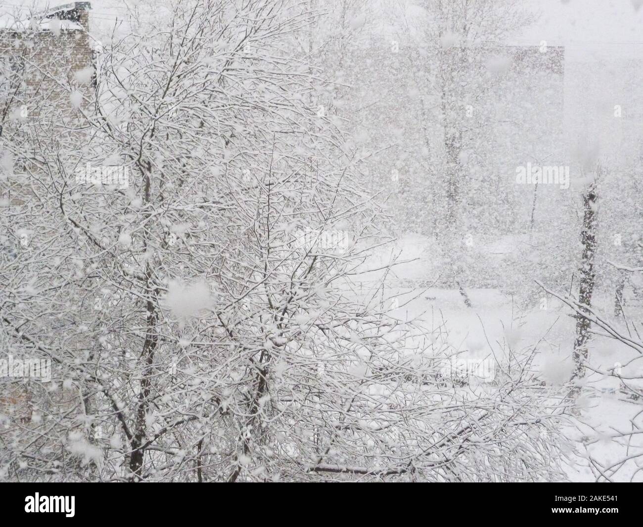 Beautiful morning ride snowfall in hi-res stock photography and images ...