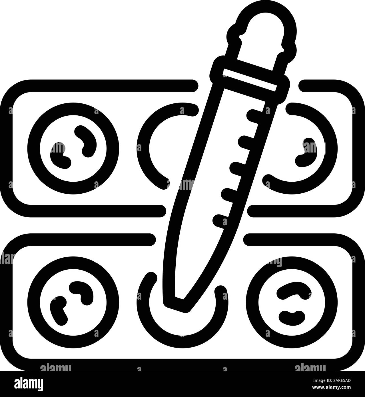Hand pipette glass tube Cut Out Stock Images & Pictures - Alamy