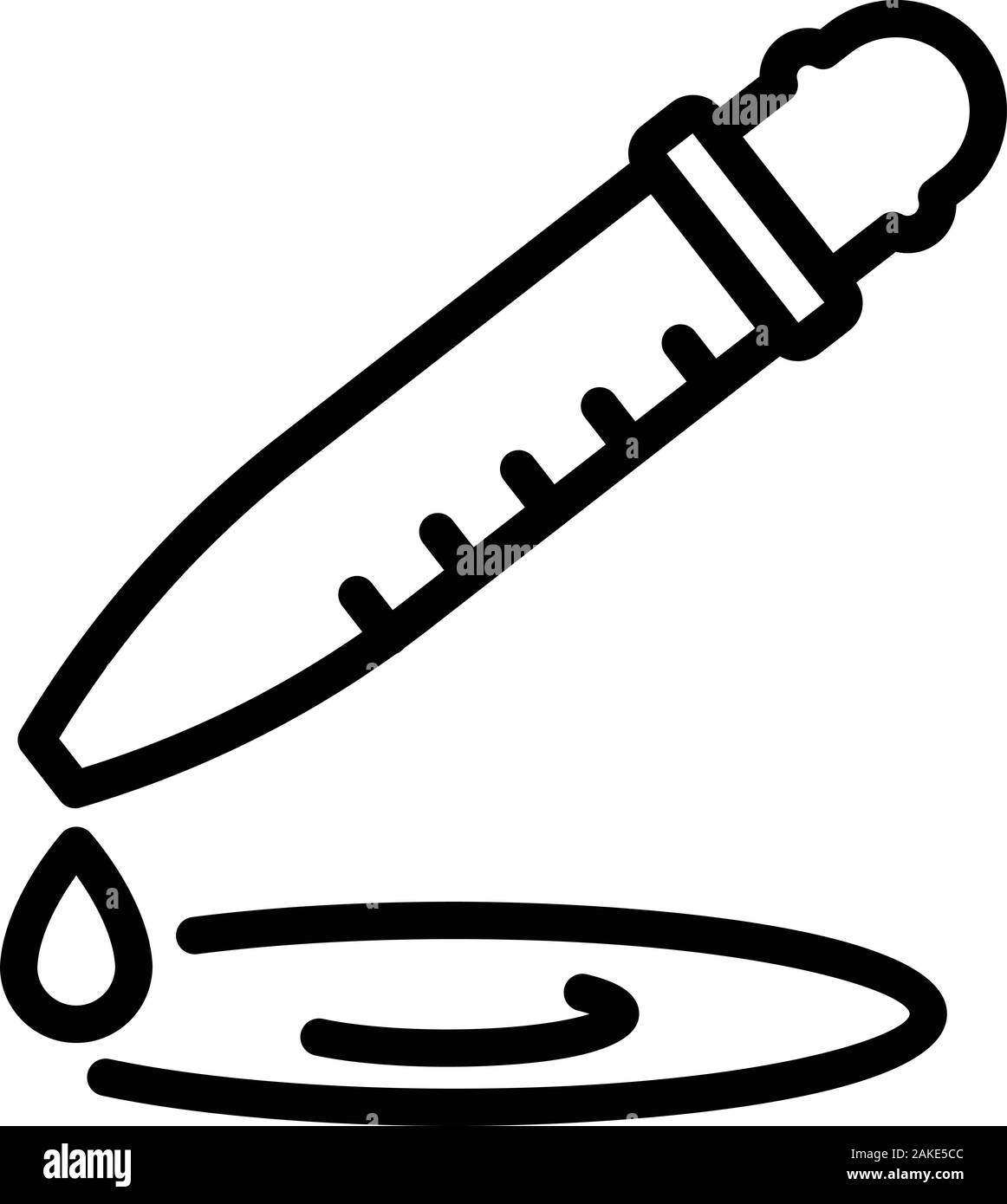 Hand pipette glass tube Cut Out Stock Images & Pictures - Alamy