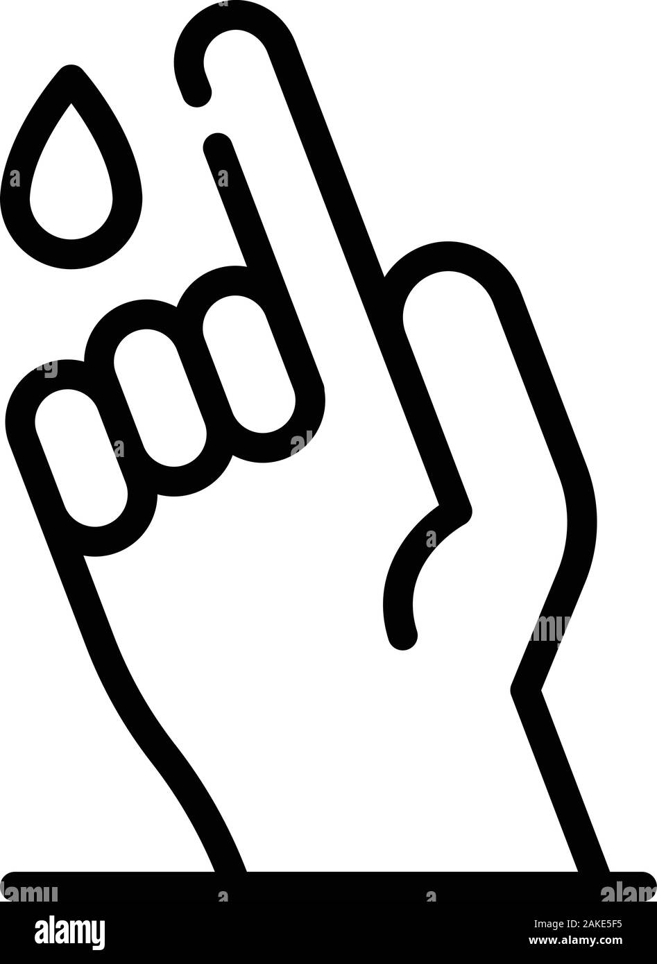 Finger Cut Clipart Black And White