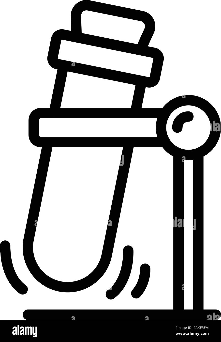 Lab technician holding blood tube Cut Out Stock Images & Pictures - Alamy