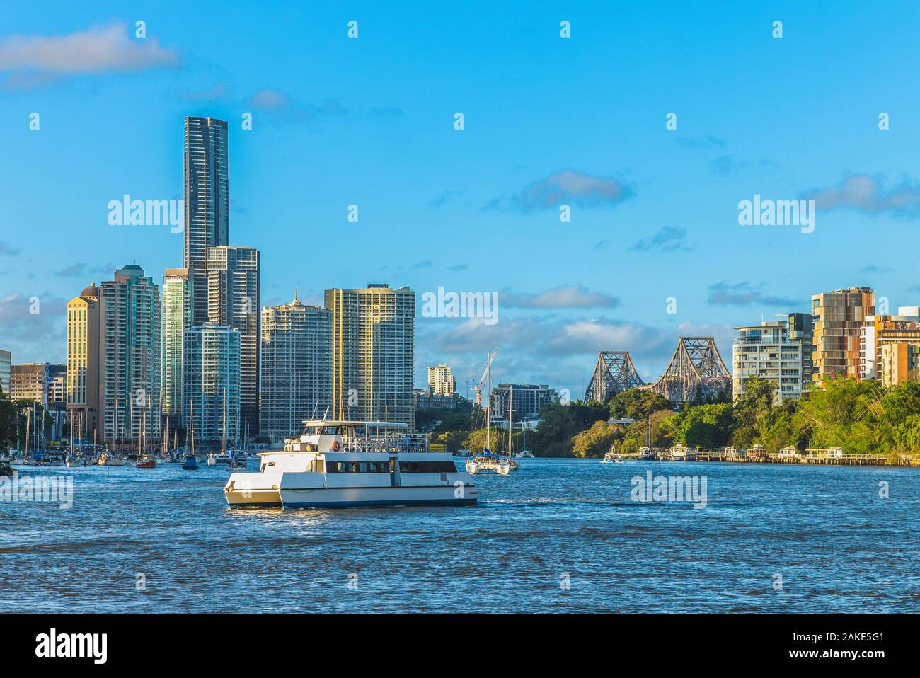 Brisbane skyline, capital of Queensland, Australia Stock Photo - Alamy