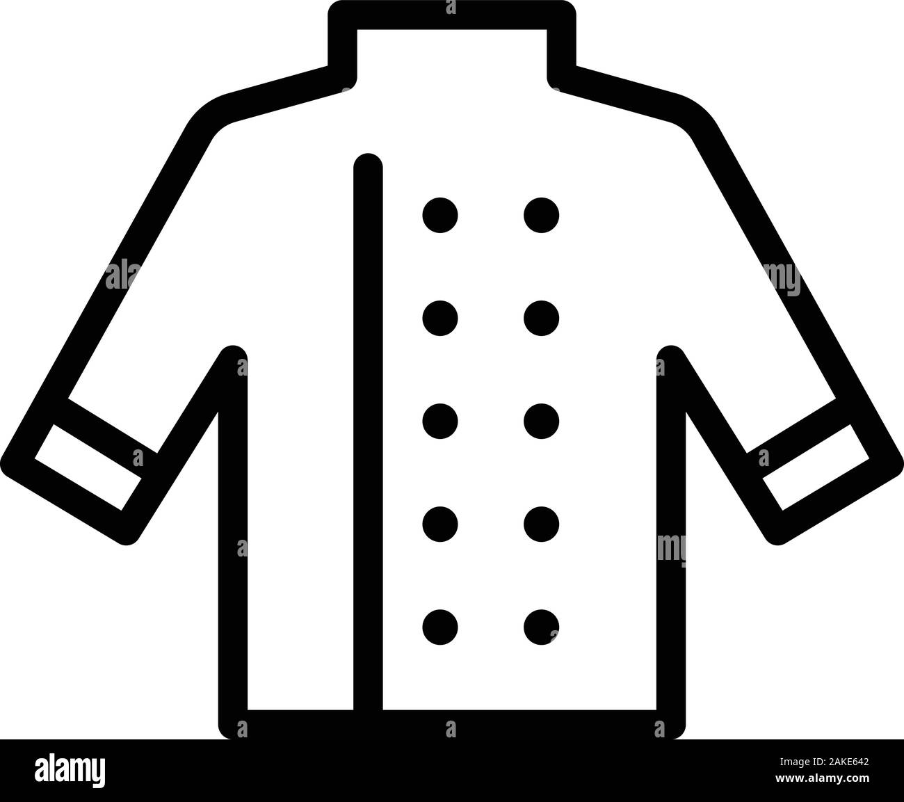 Cooking chef shirt icon, outline style Stock Vector Image & Art - Alamy