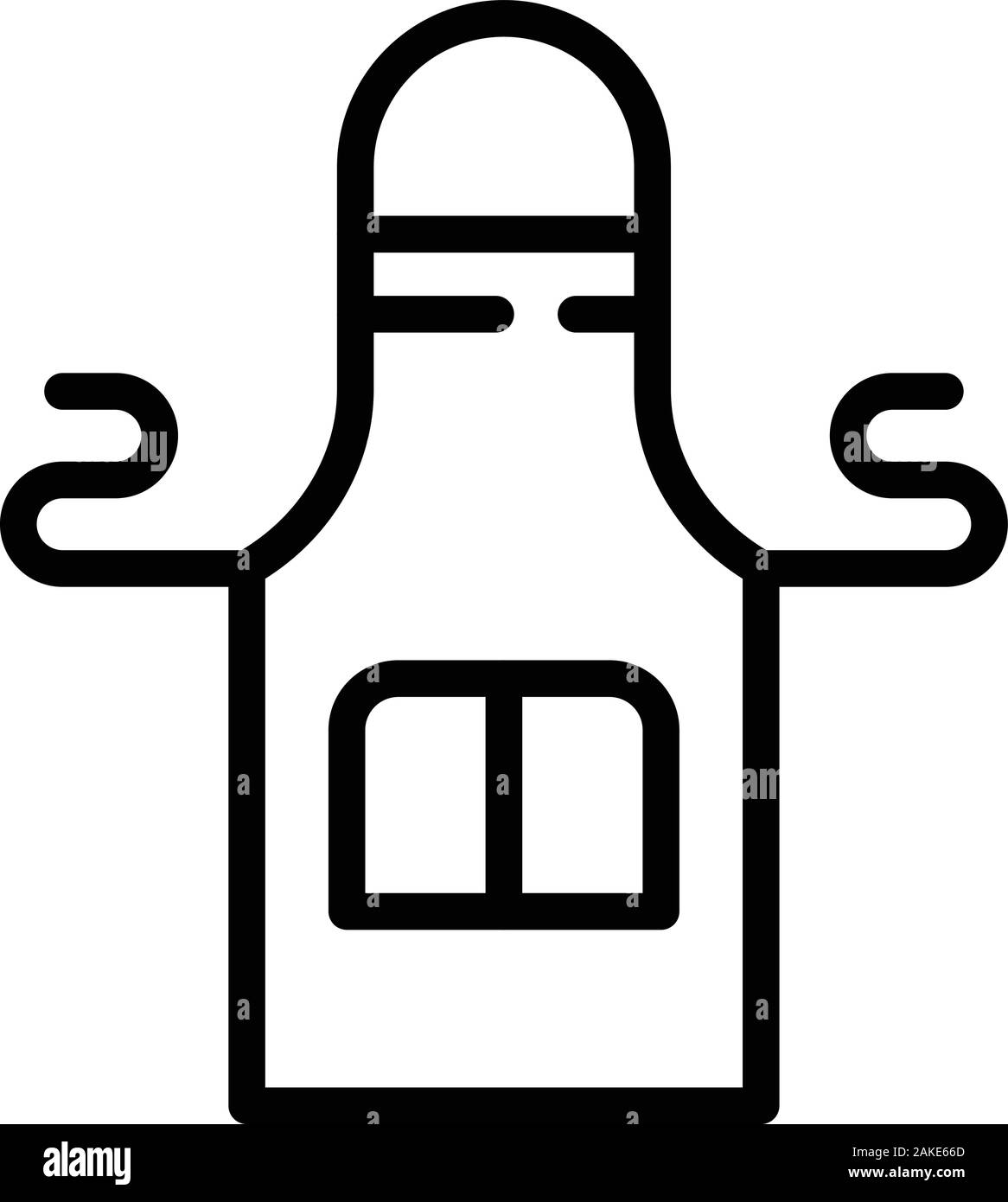 Cooking apron icon, outline style Stock Vector Image & Art - Alamy