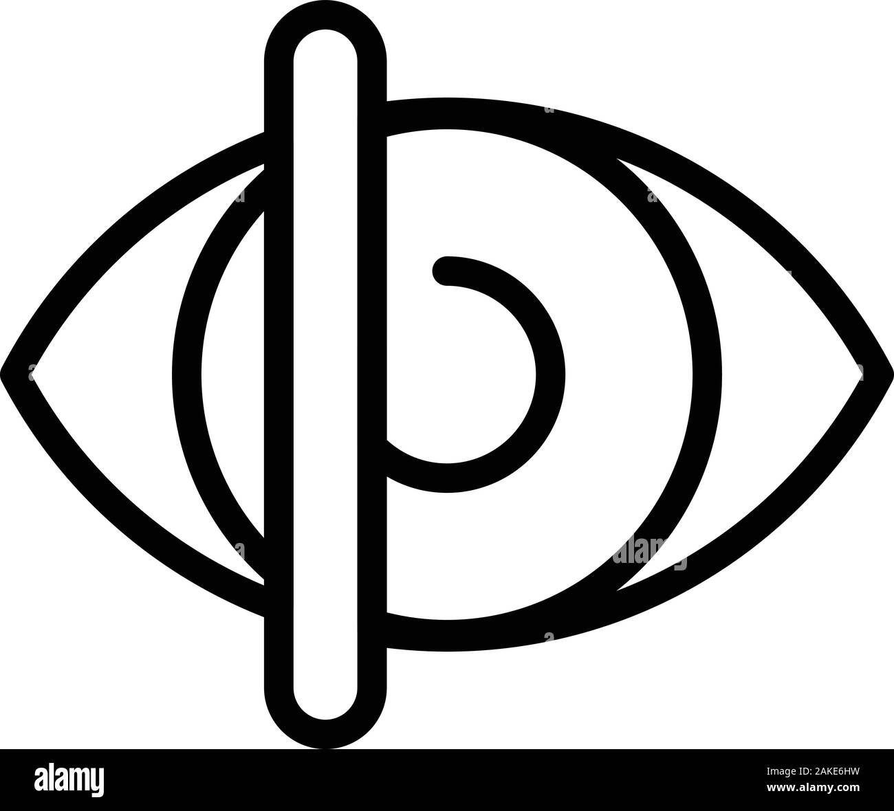 Eye medical control icon, outline style Stock Vector Image & Art - Alamy