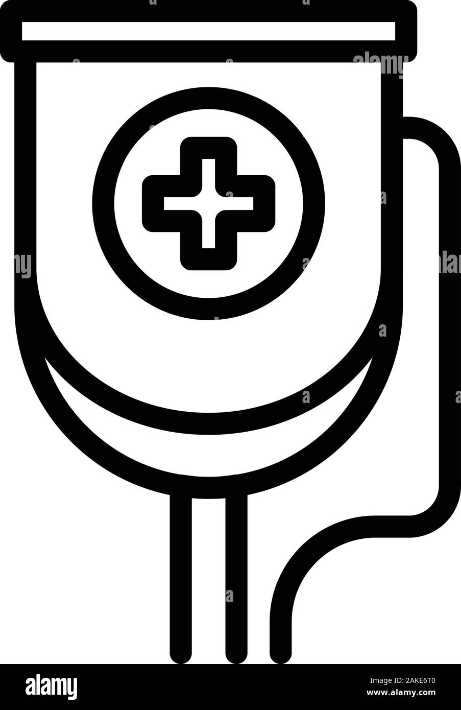 Medical blood package icon, outline style Stock Vector Image & Art - Alamy