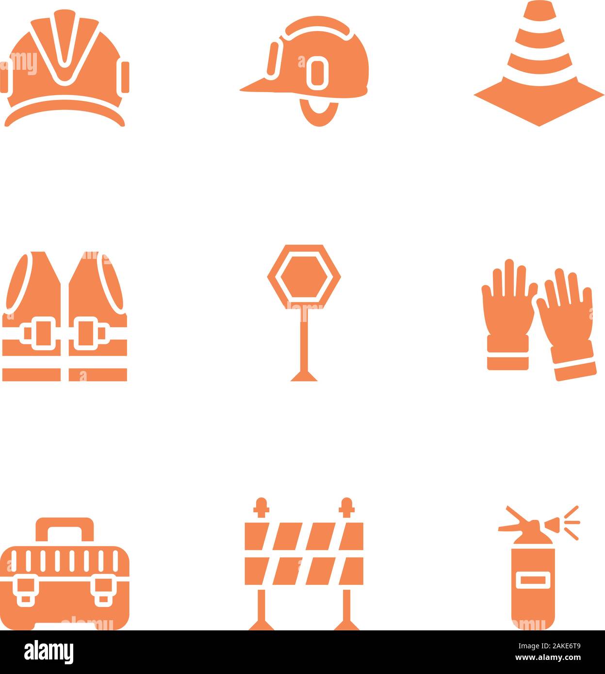 Tools icon set design, Under construction architecture work repair ...