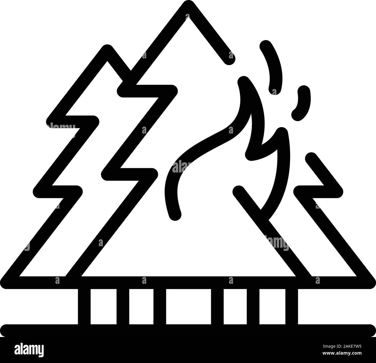 Wildfire logo Black and White Stock Photos & Images - Alamy