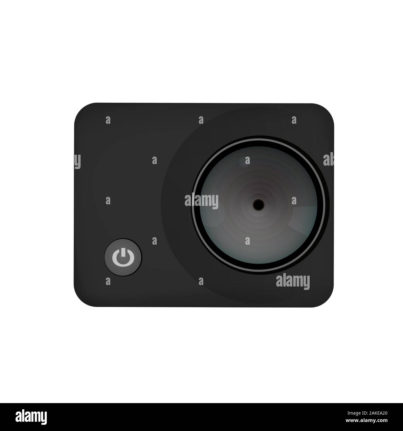 Extreme action camera. Recording the video. Vector illustration Stock ...