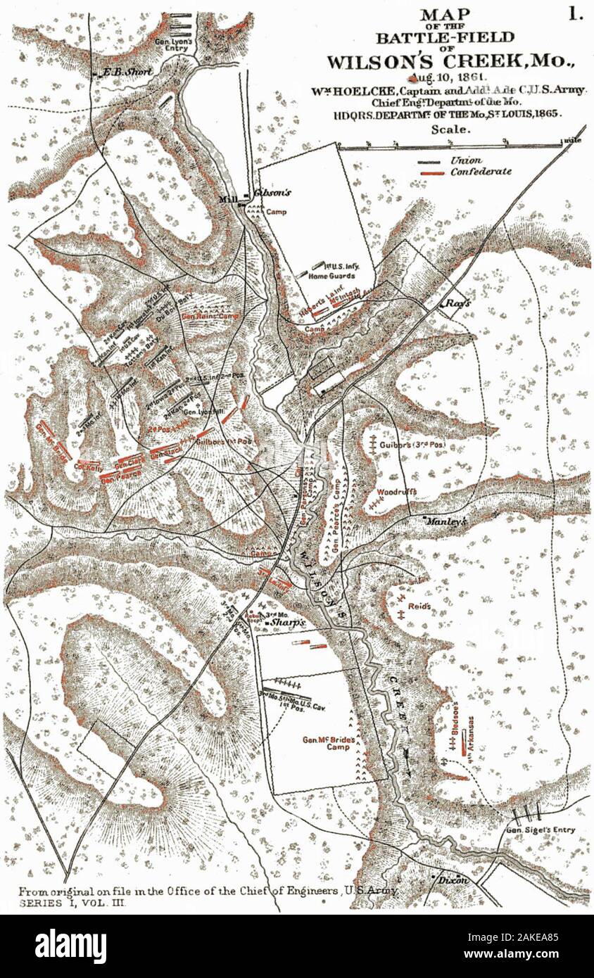 Battle of wilsons creek Cut Out Stock Images & Pictures - Alamy