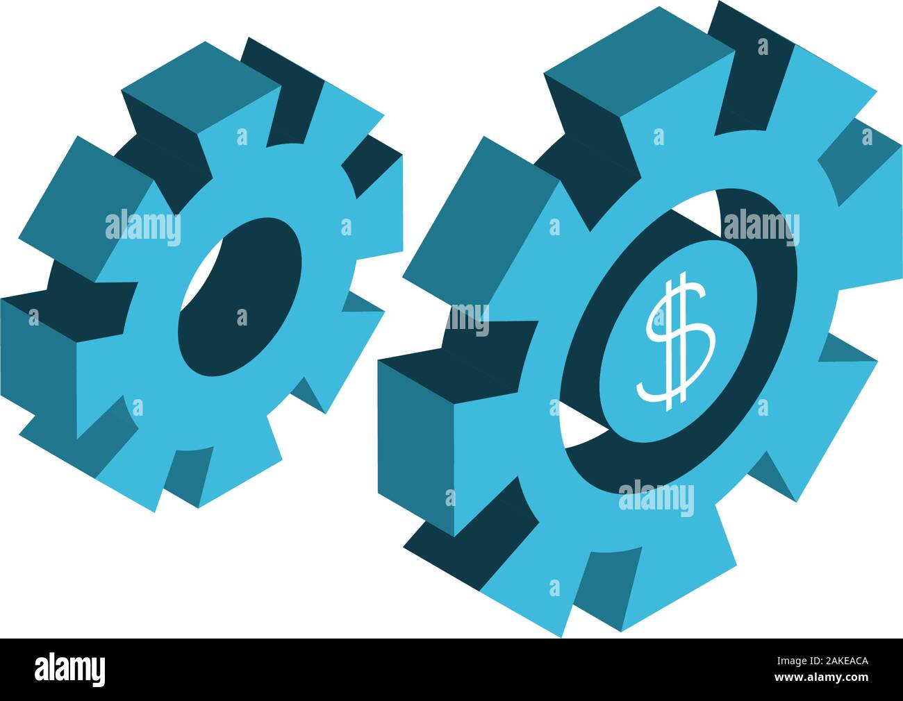 Gears of money financial item banking commerce market payment buy ...