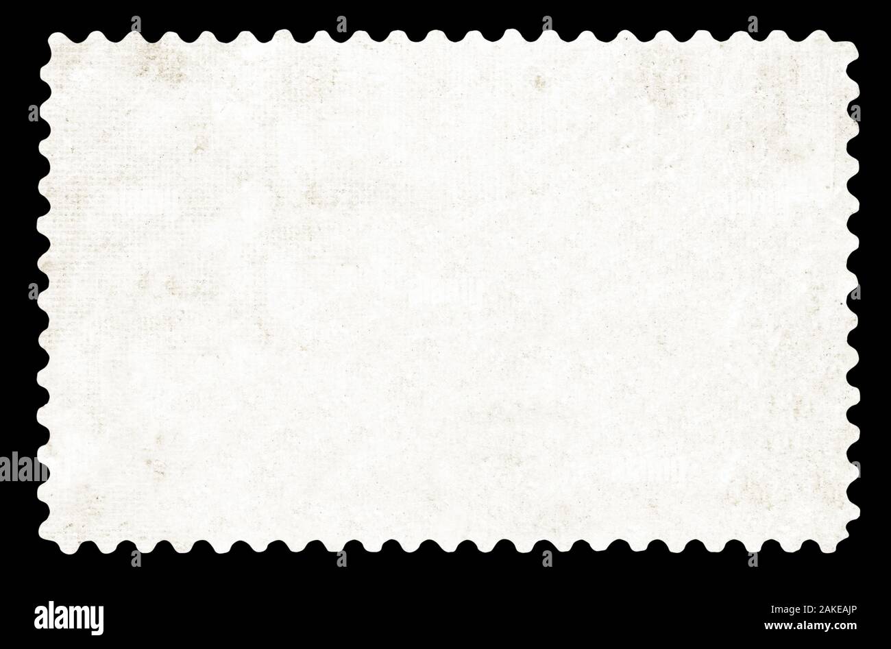 Blank postage stamp - Isolated on Black Stock Photo - Alamy
