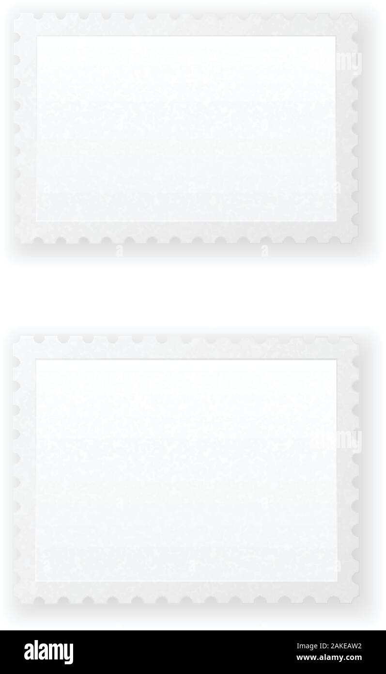 Postage stamp on a white background. Vector illustration Stock Vector ...