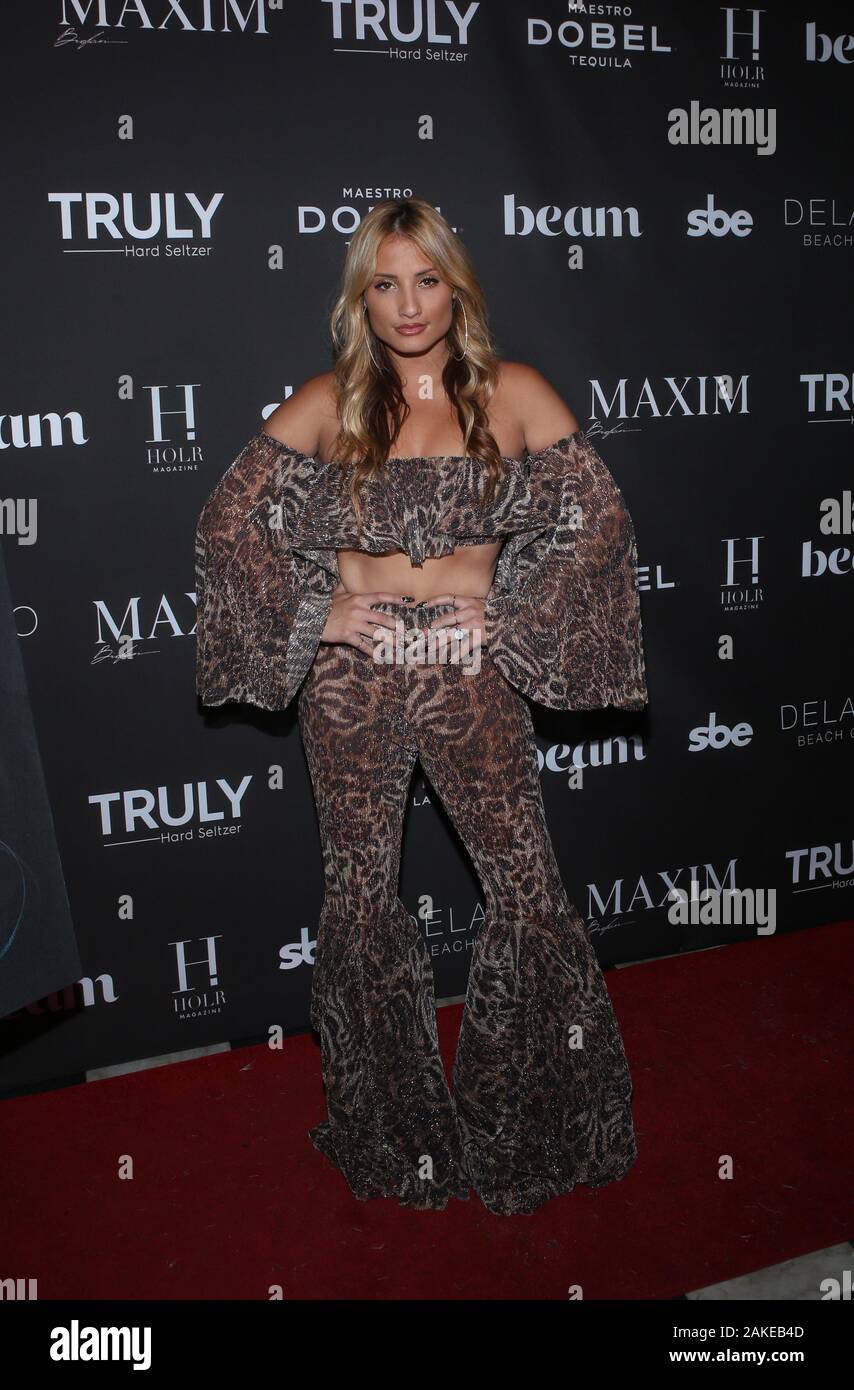 Maxim Issue Release Party Held at Delano South Beach Featuring: Montana ...