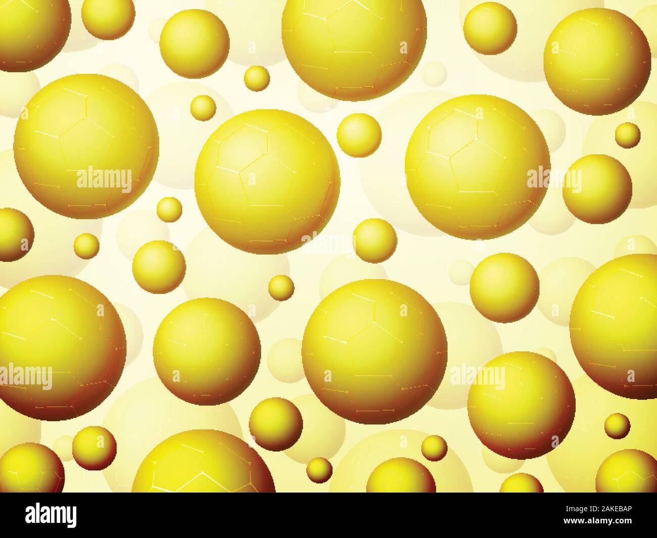Background formed by handball balls. Vector illustration Stock Vector ...