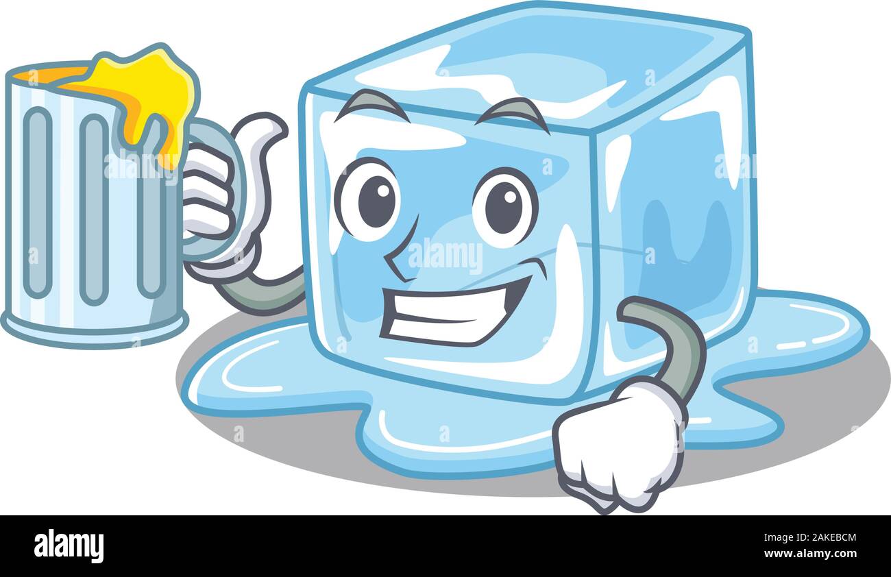 Happy Ice Cube Clipart