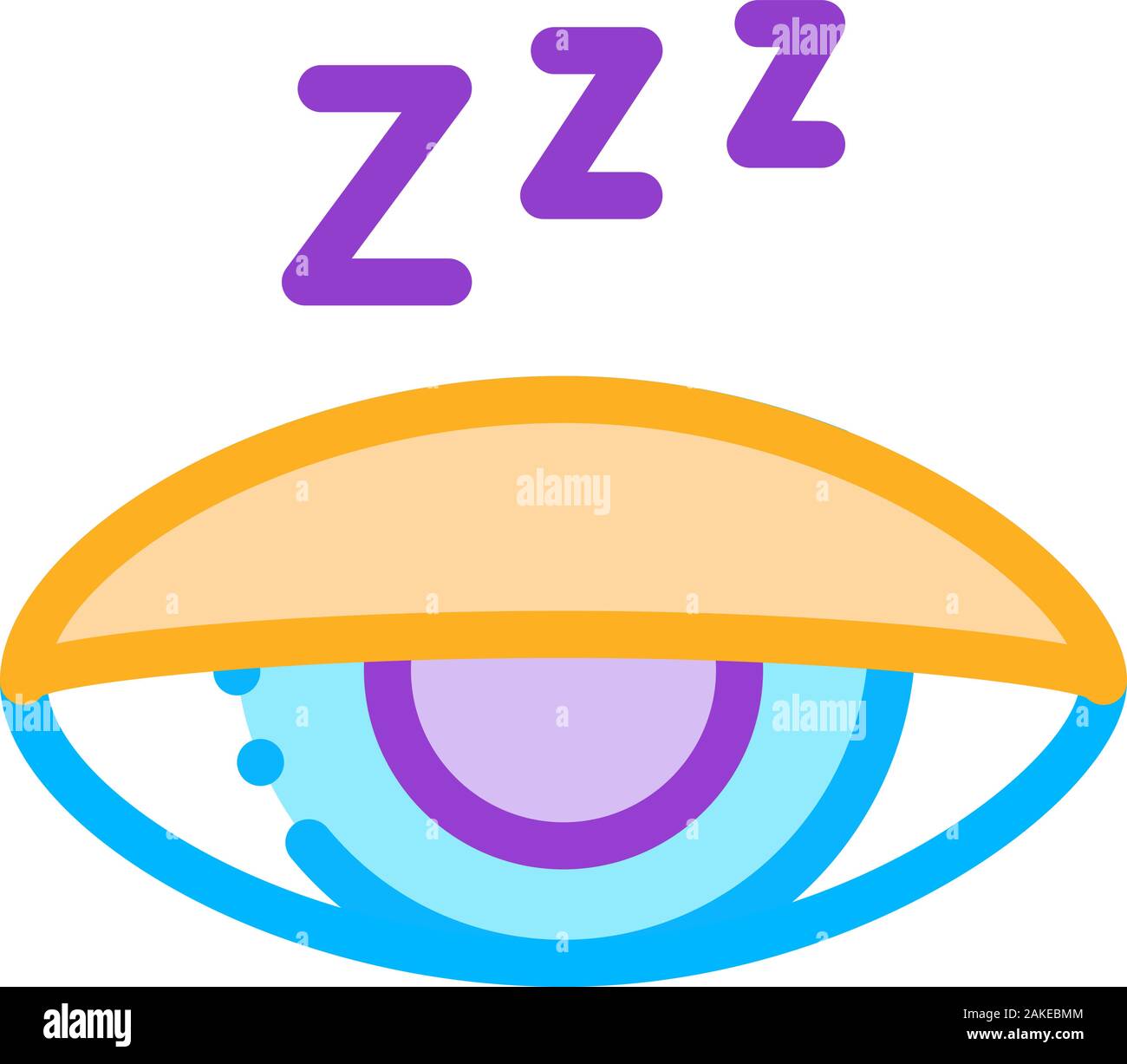 Half closed eye Stock Vector Images - Alamy