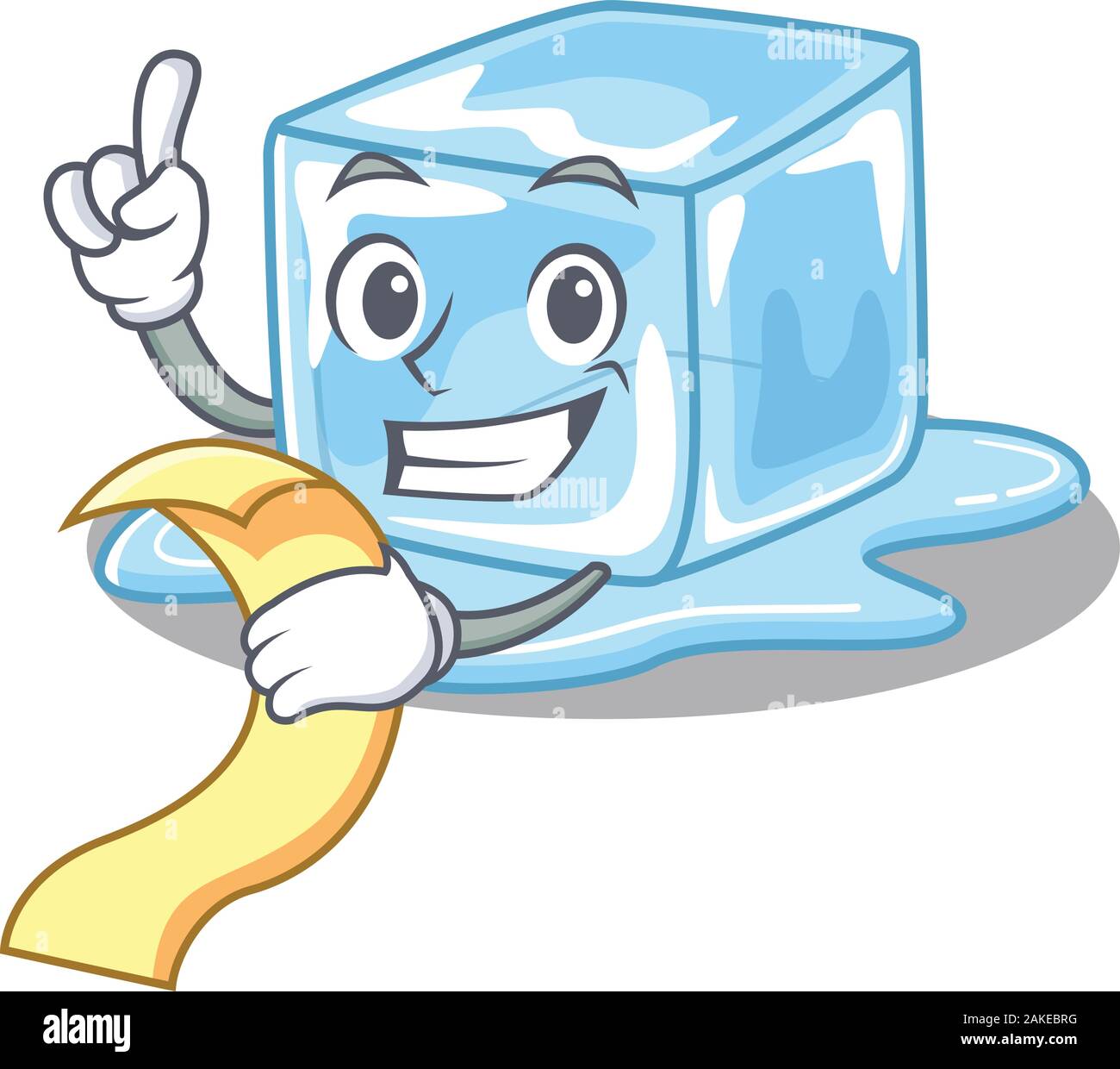 Happy Ice Cube Clipart