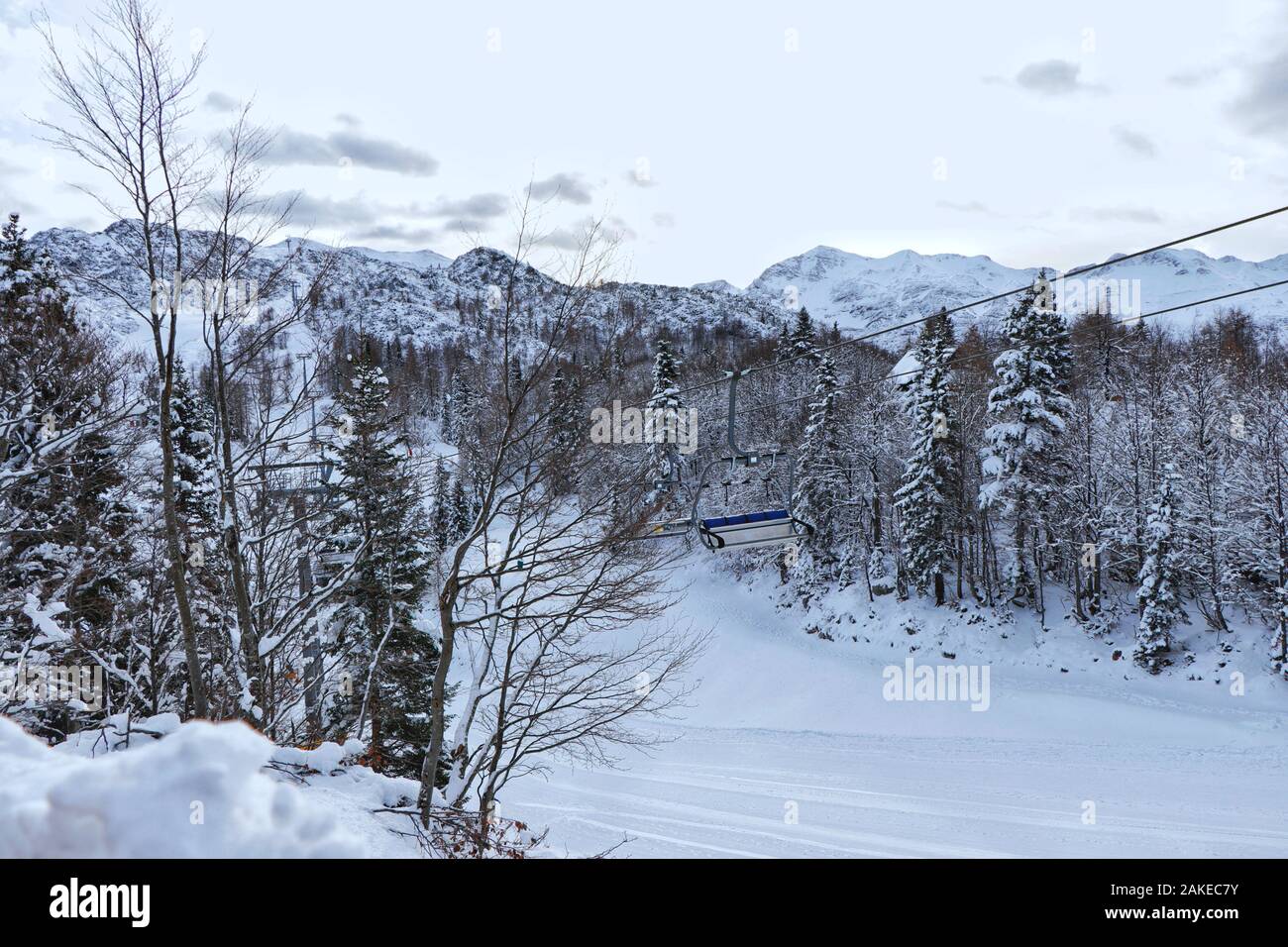 Vogel Ski Resort, Triglav National Park, Slovenia Stock Photo - Alamy