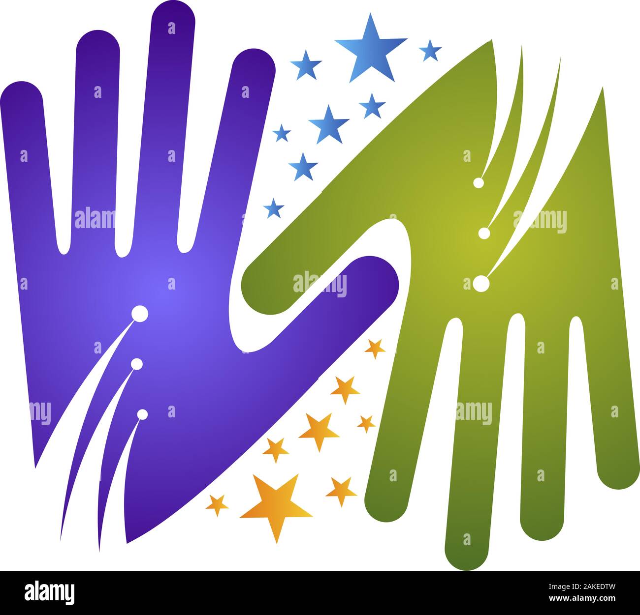 Hand and stars hi-res stock photography and images - Alamy