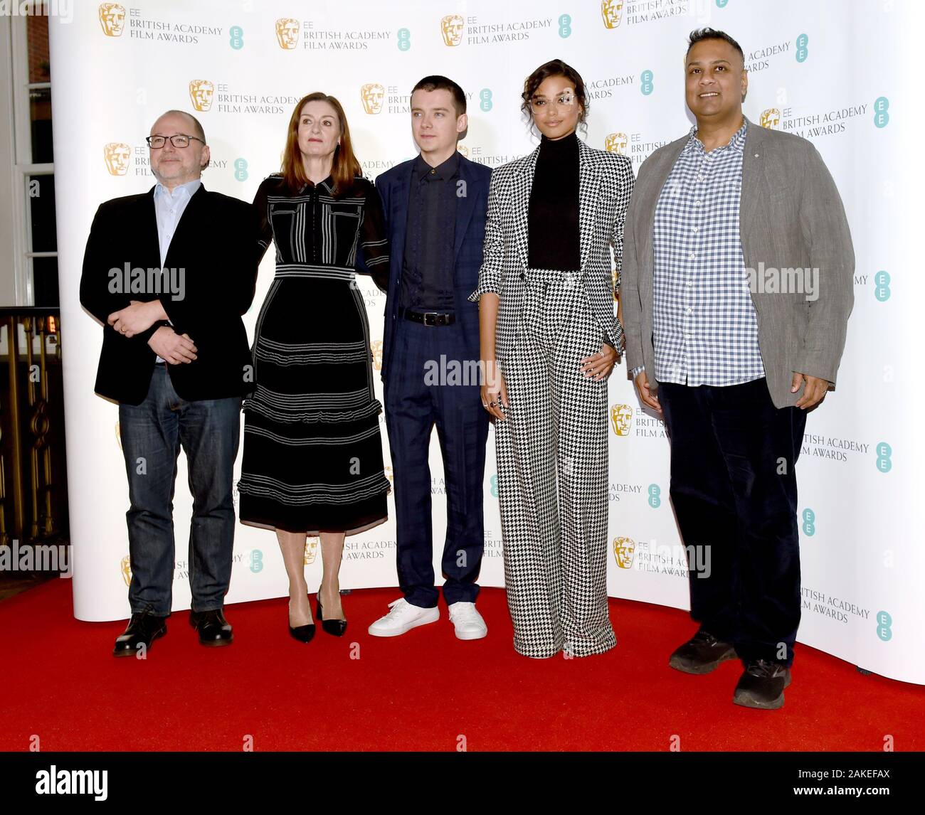 Denim shirt hoop earrings hi-res stock photography and images - Alamy