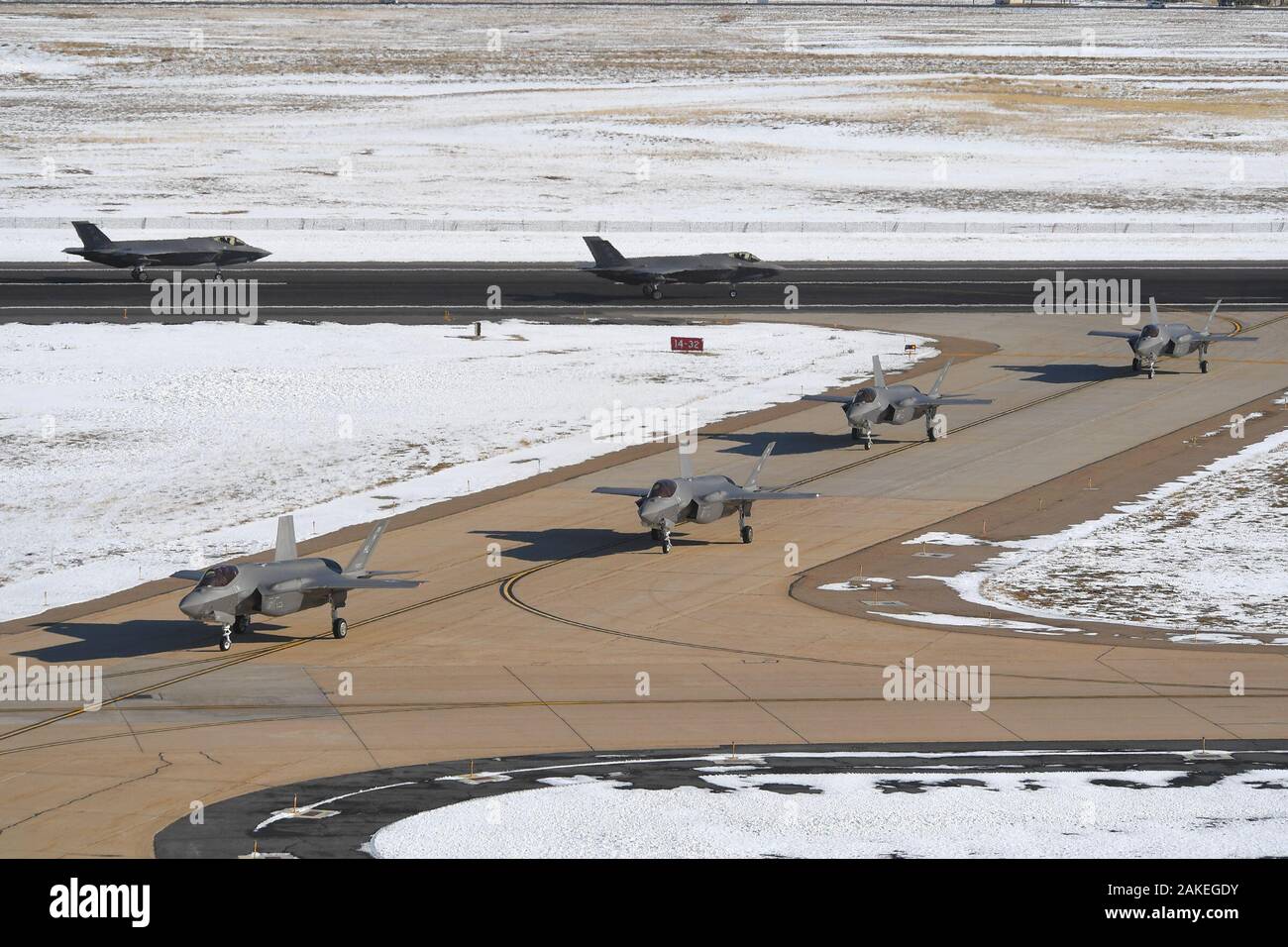 F-35A Lightning IIs from the active duty 388th and Reserve 419th ...