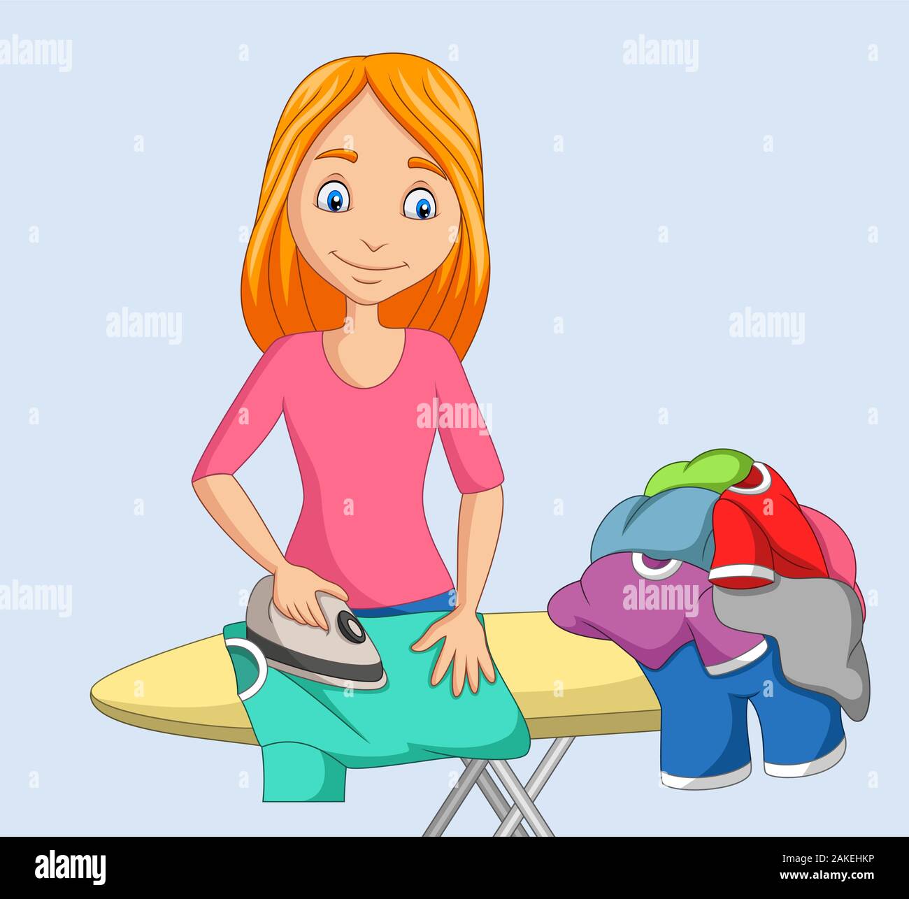 Lady servant Stock Vector Images - Alamy