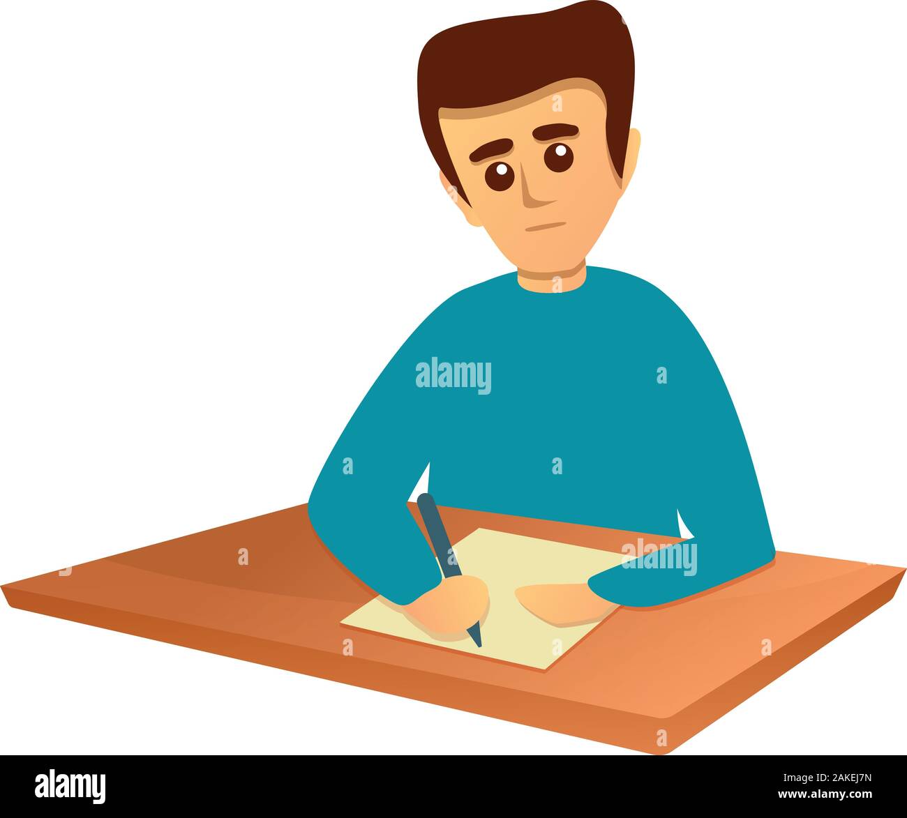 Test Taking Exam Cartoon