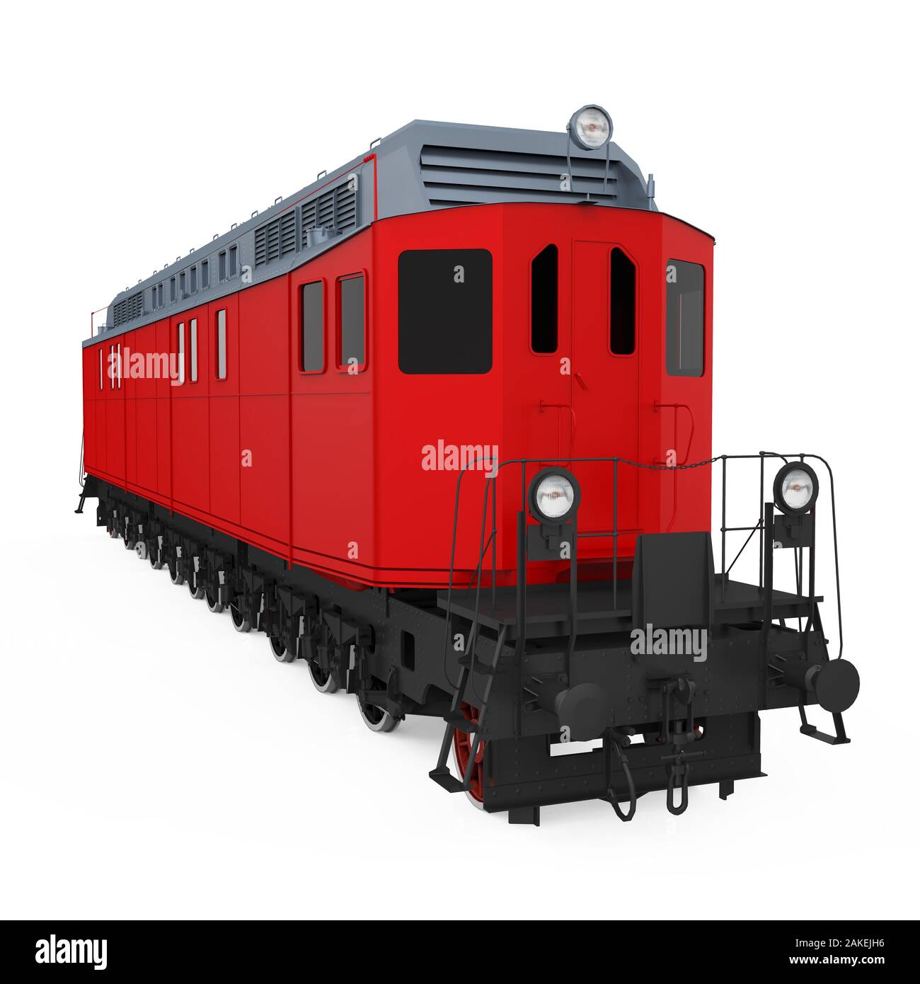 Locomotive Train Isolated Stock Photo - Alamy