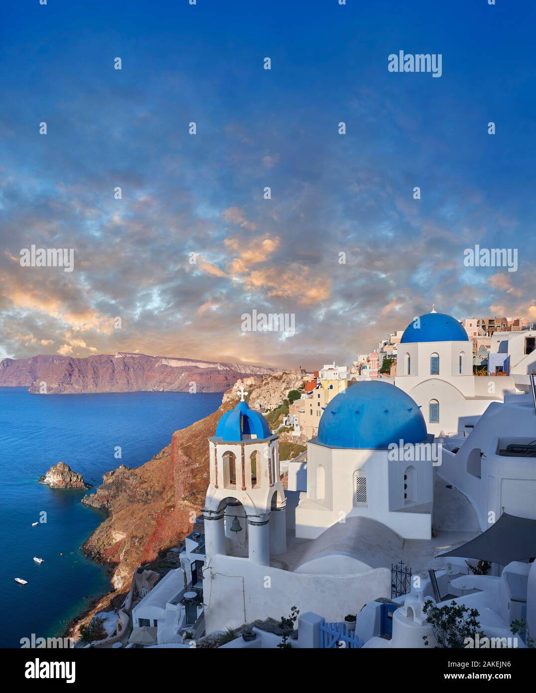 Greek islands sunset hi-res stock photography and images - Alamy
