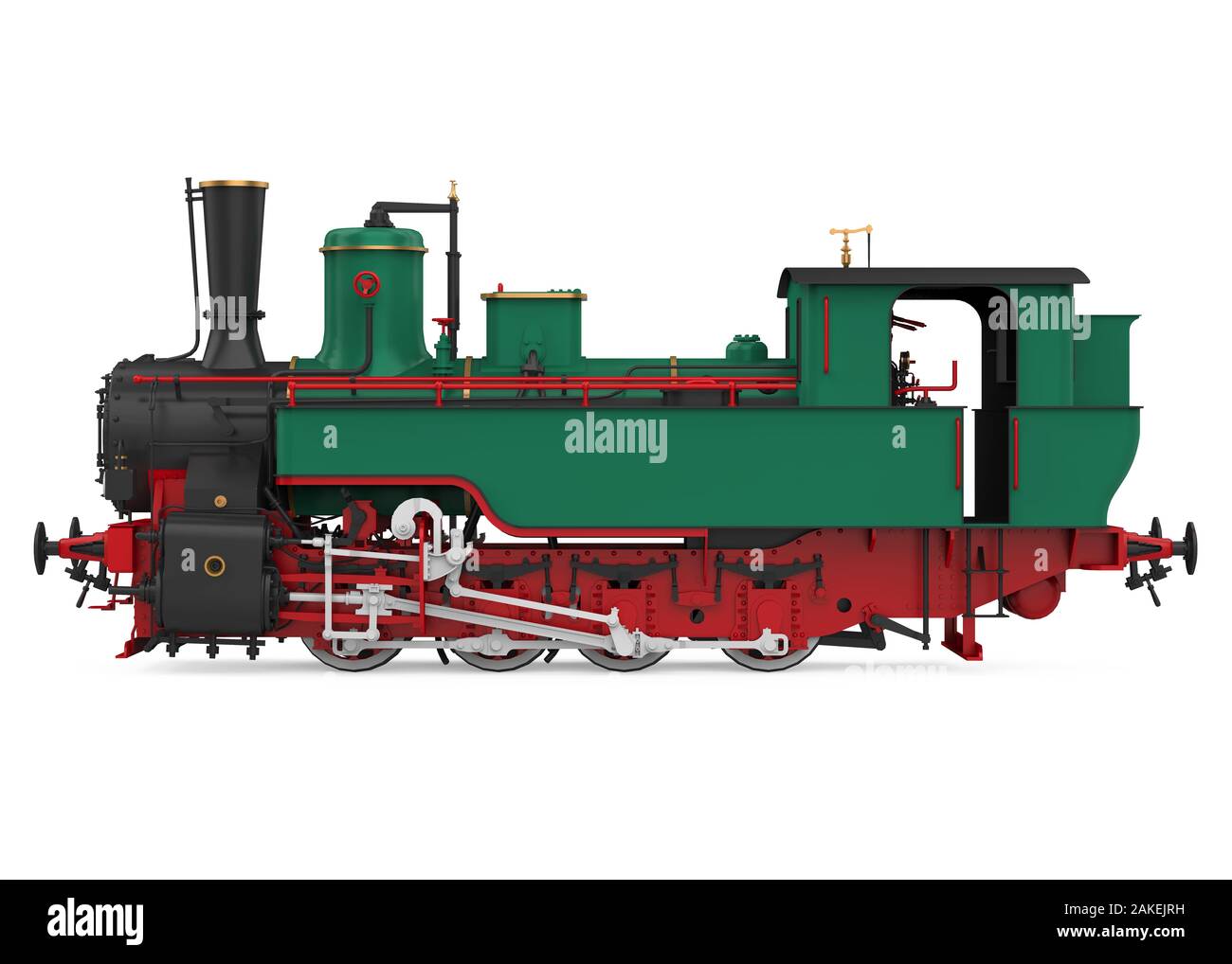Locomotive Train Isolated Stock Photo - Alamy