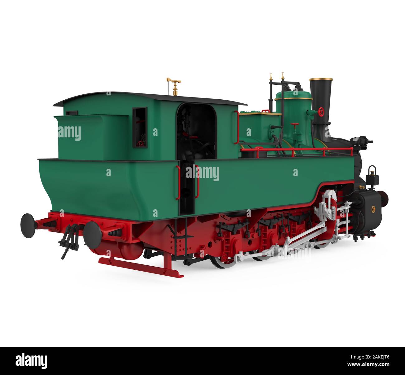 Locomotive Train Isolated Stock Photo - Alamy