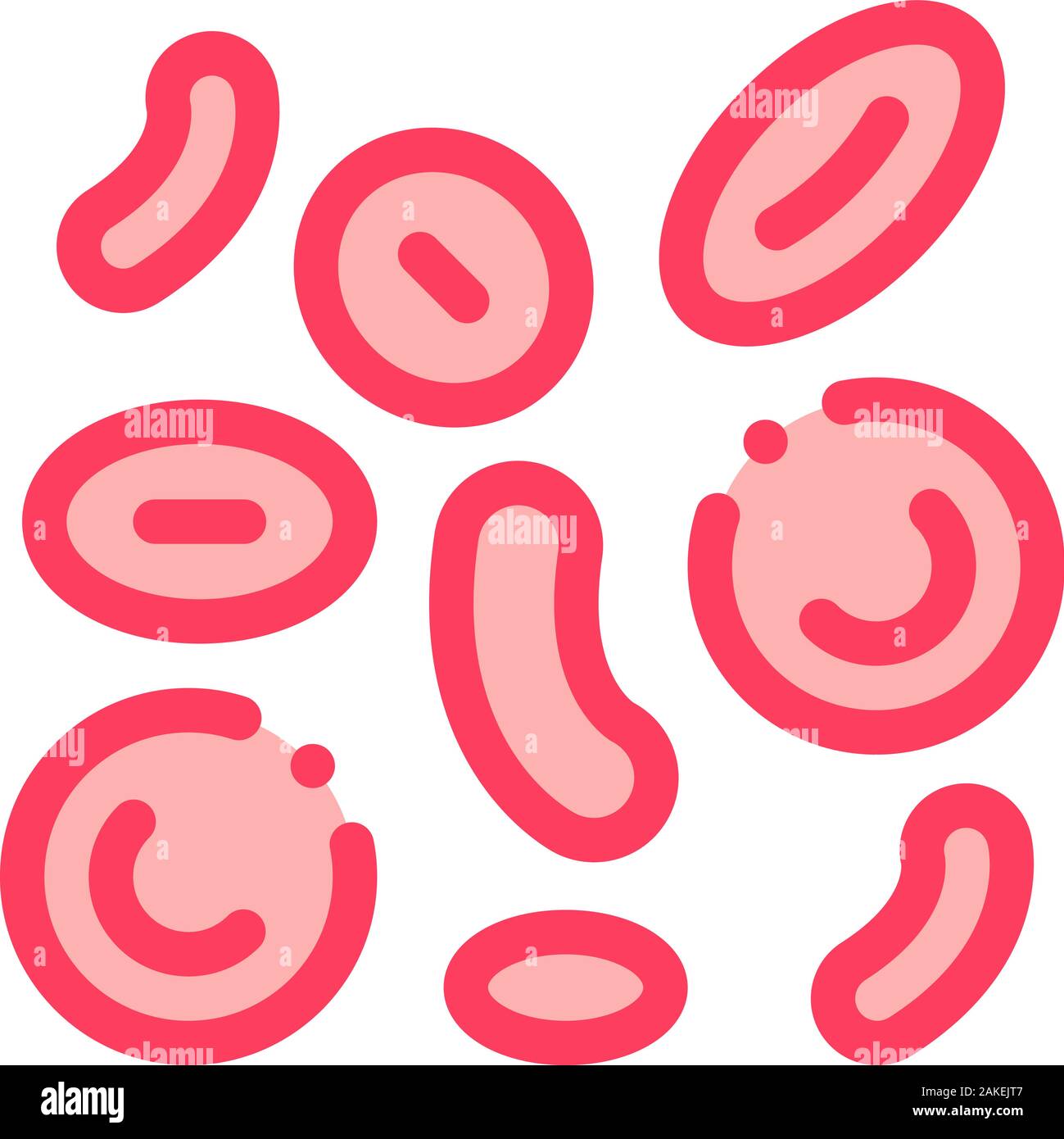 Rbc cell Stock Vector Images - Alamy