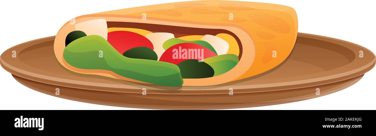 Restaurant greek food icon. Cartoon of restaurant greek food vector ...