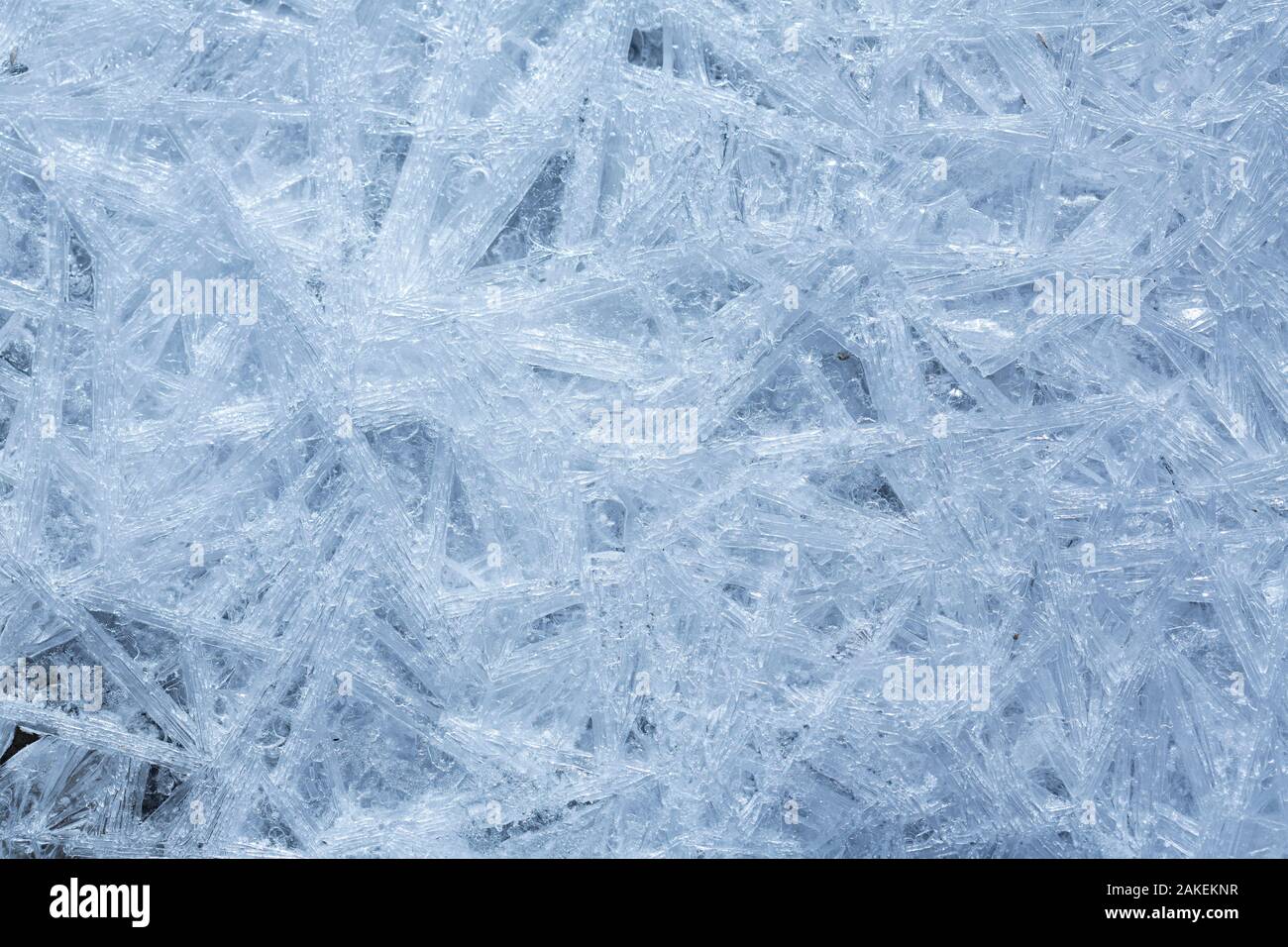 Background or texture image with ice crystal patterns Stock Photo - Alamy