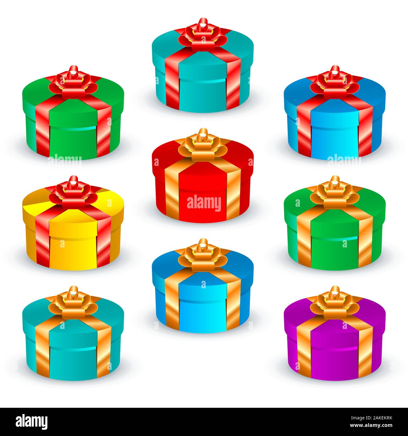 Round box cover Stock Vector Images - Alamy