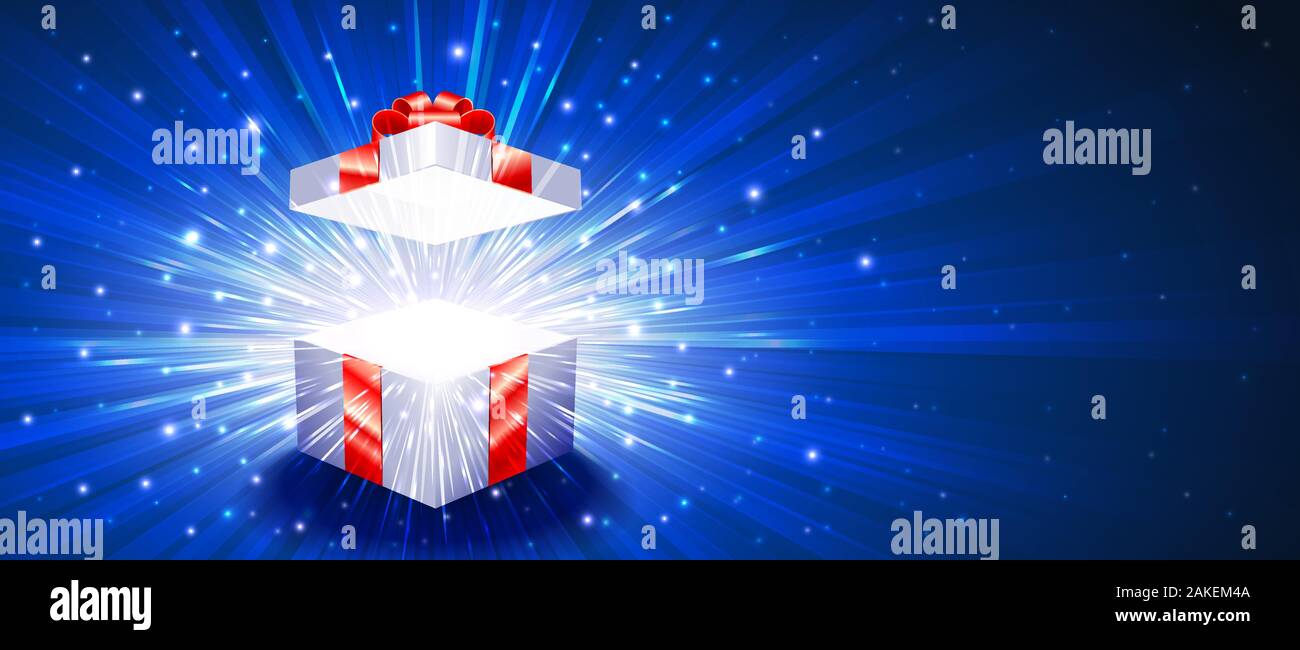 Holiday red firework copy Stock Vector Images - Alamy