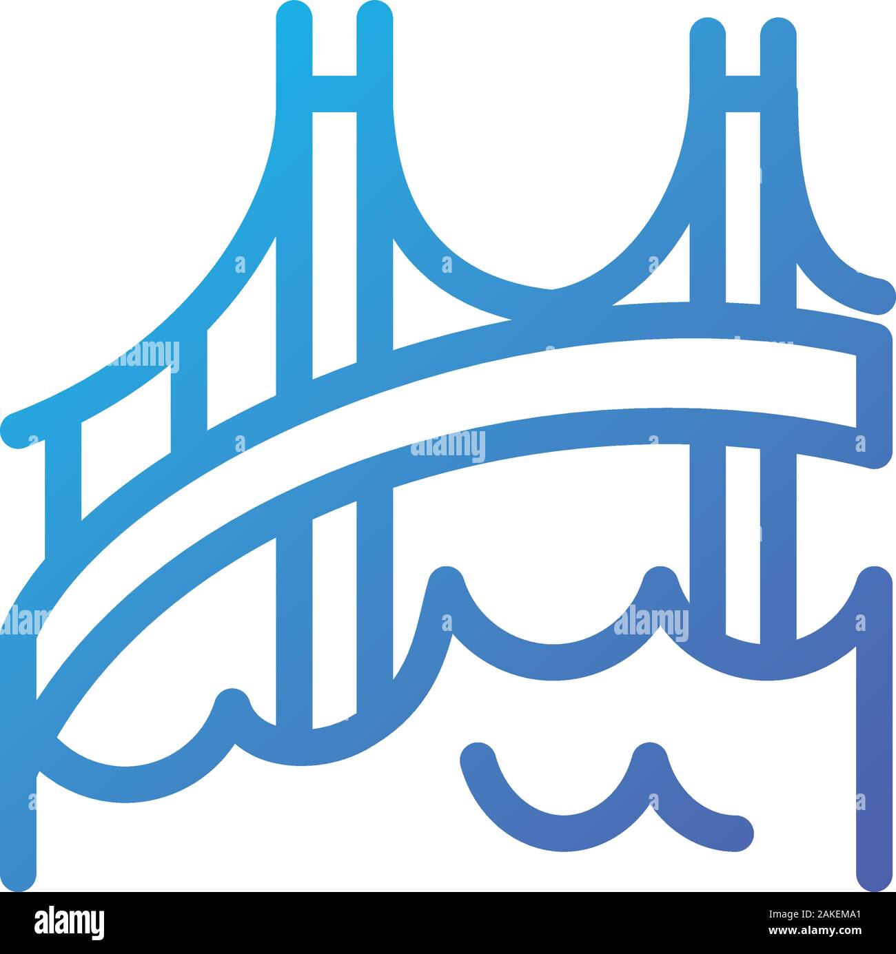 City commercial bridge Stock Vector Images - Alamy