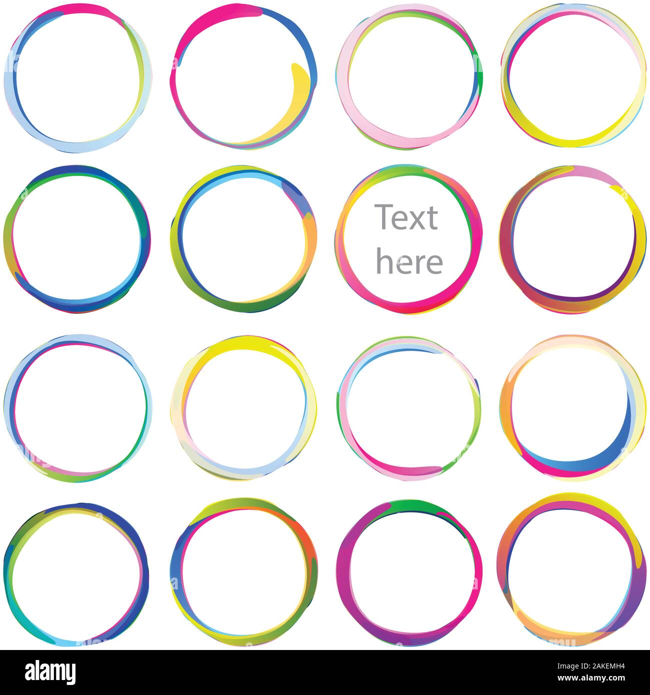 Overlapping circles Stock Vector Images - Alamy