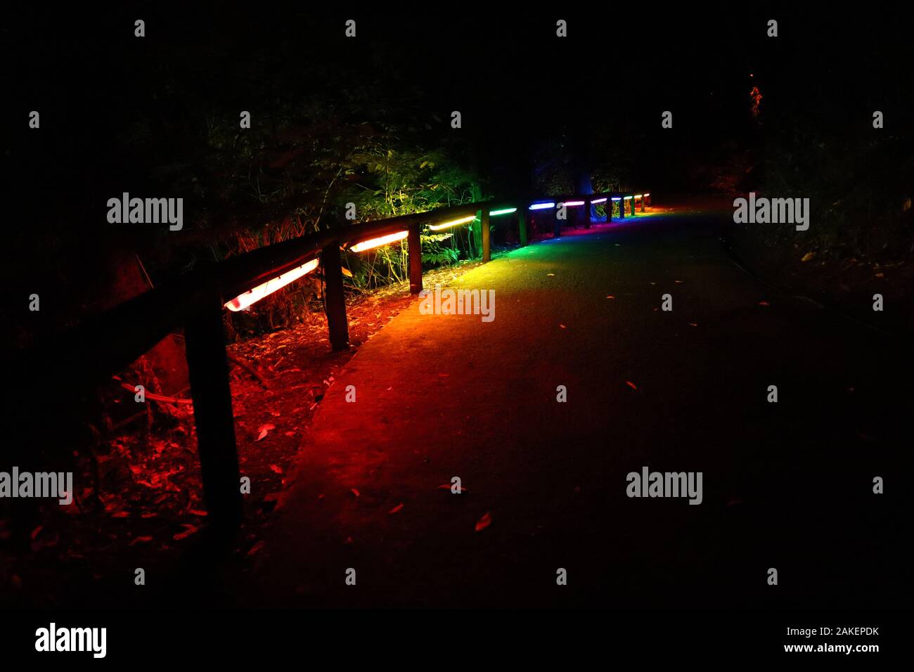 Pathway of rainbows Stock Photo - Alamy