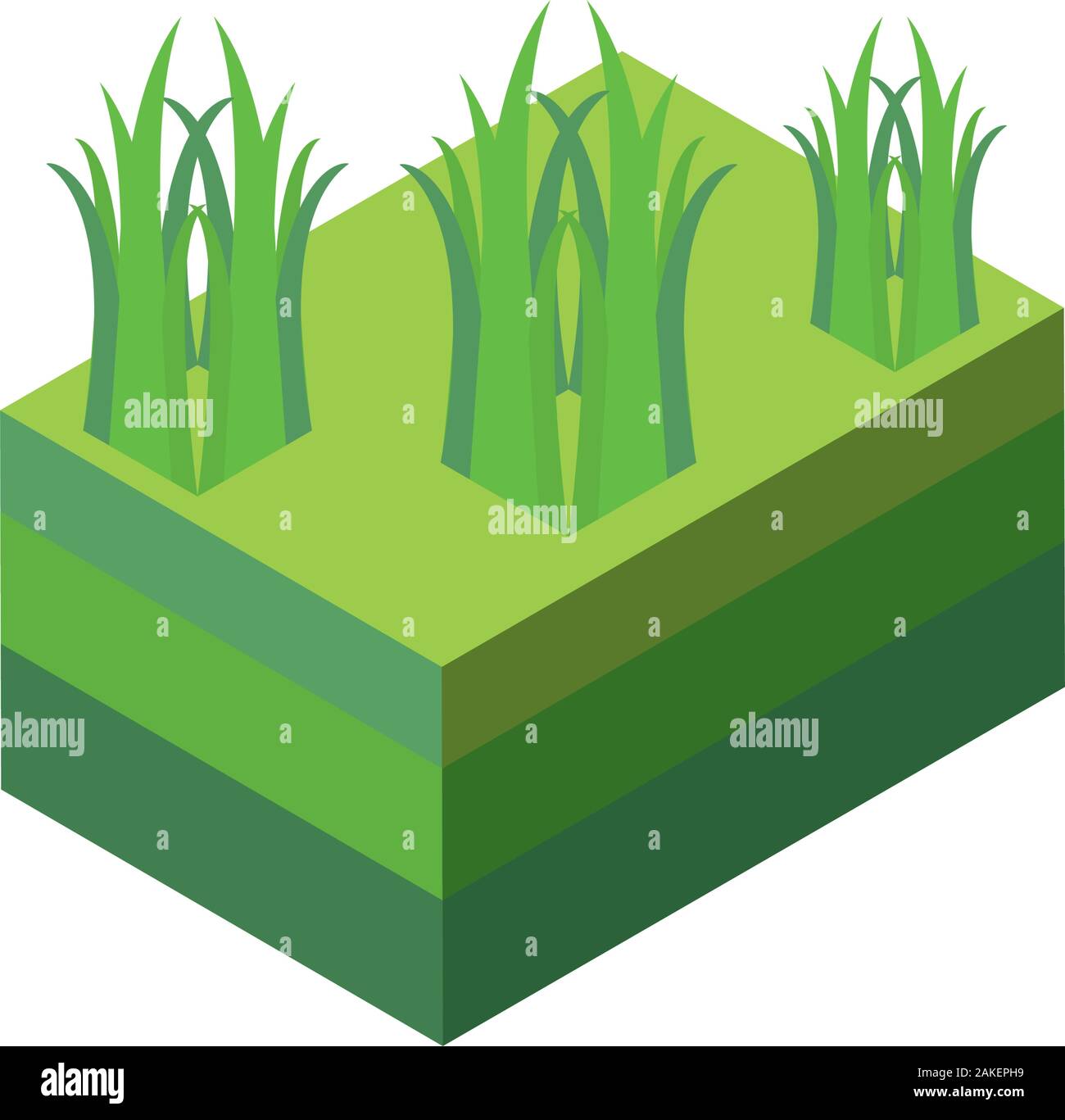 Isometric grass design, Nature element earth eco ecology conservation ...