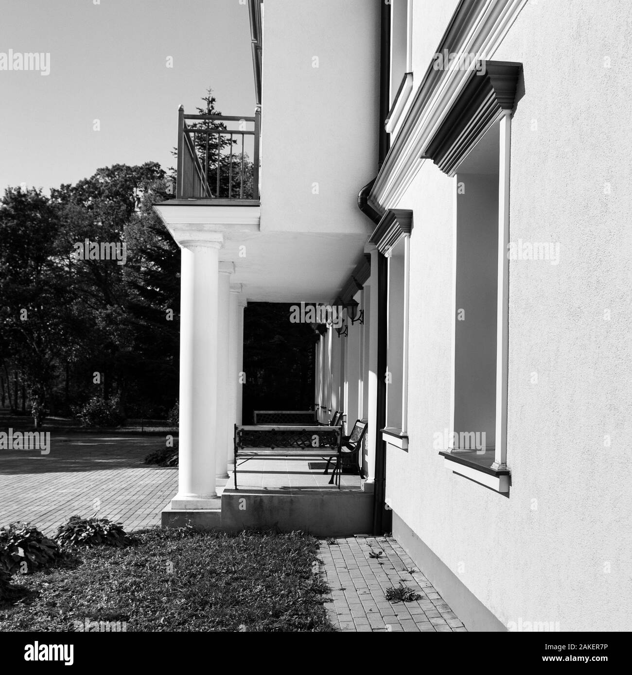 View manor house in Black and White Stock Photos & Images - Alamy