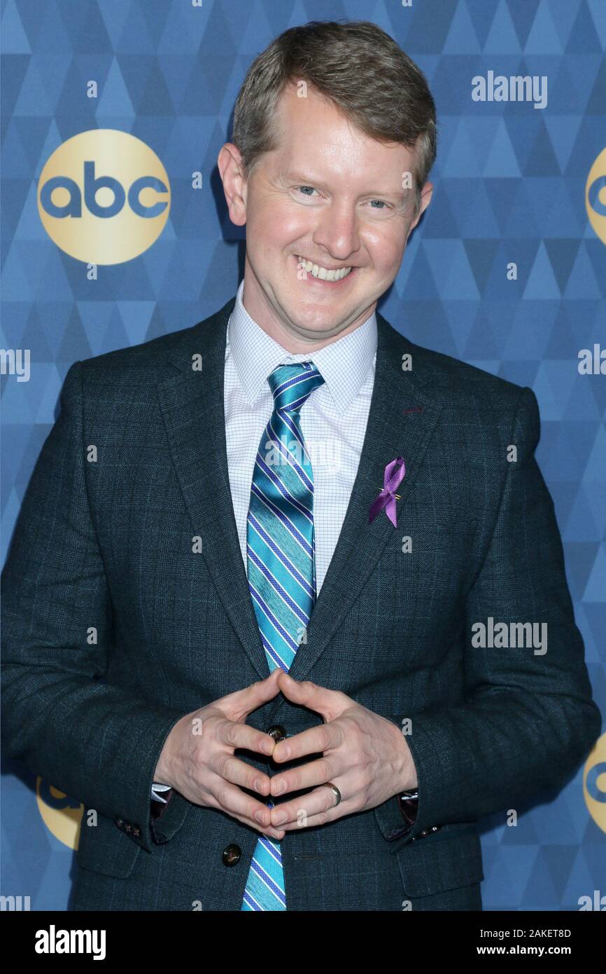 January 8, 2020, Pasadena, CA, USA: LOS ANGELES - JAN 8: Ken Jennings ...