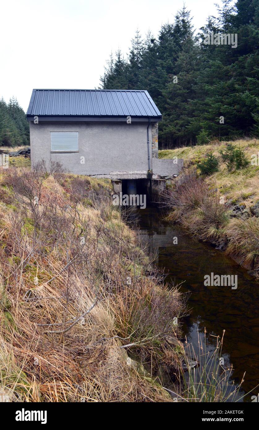 The Hydro Electric Power Station at Loch Harrow on Route to the ...