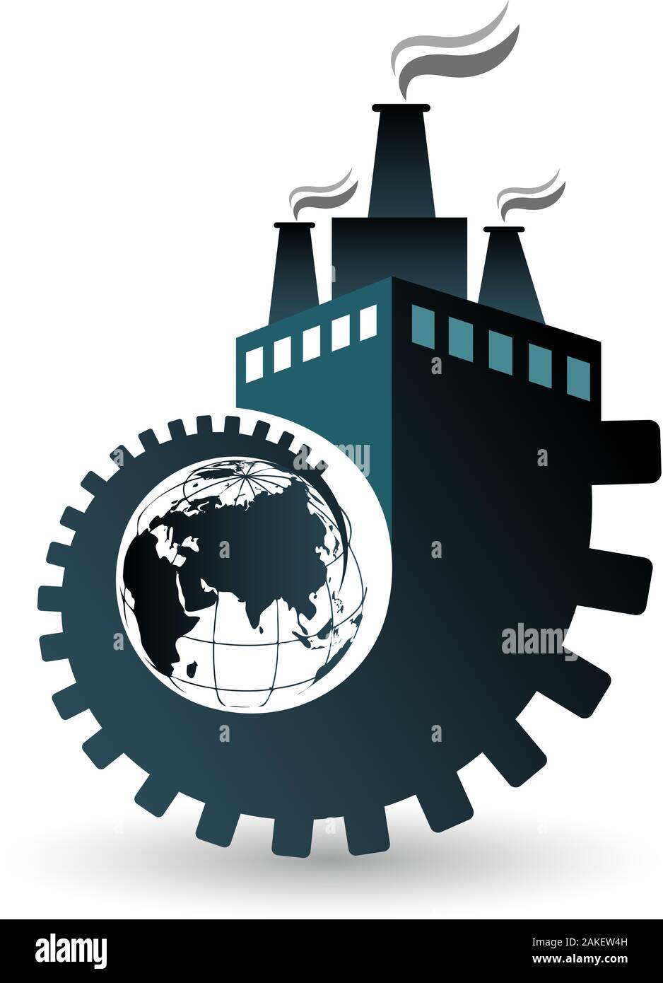 globe factory logo Stock Photo - Alamy