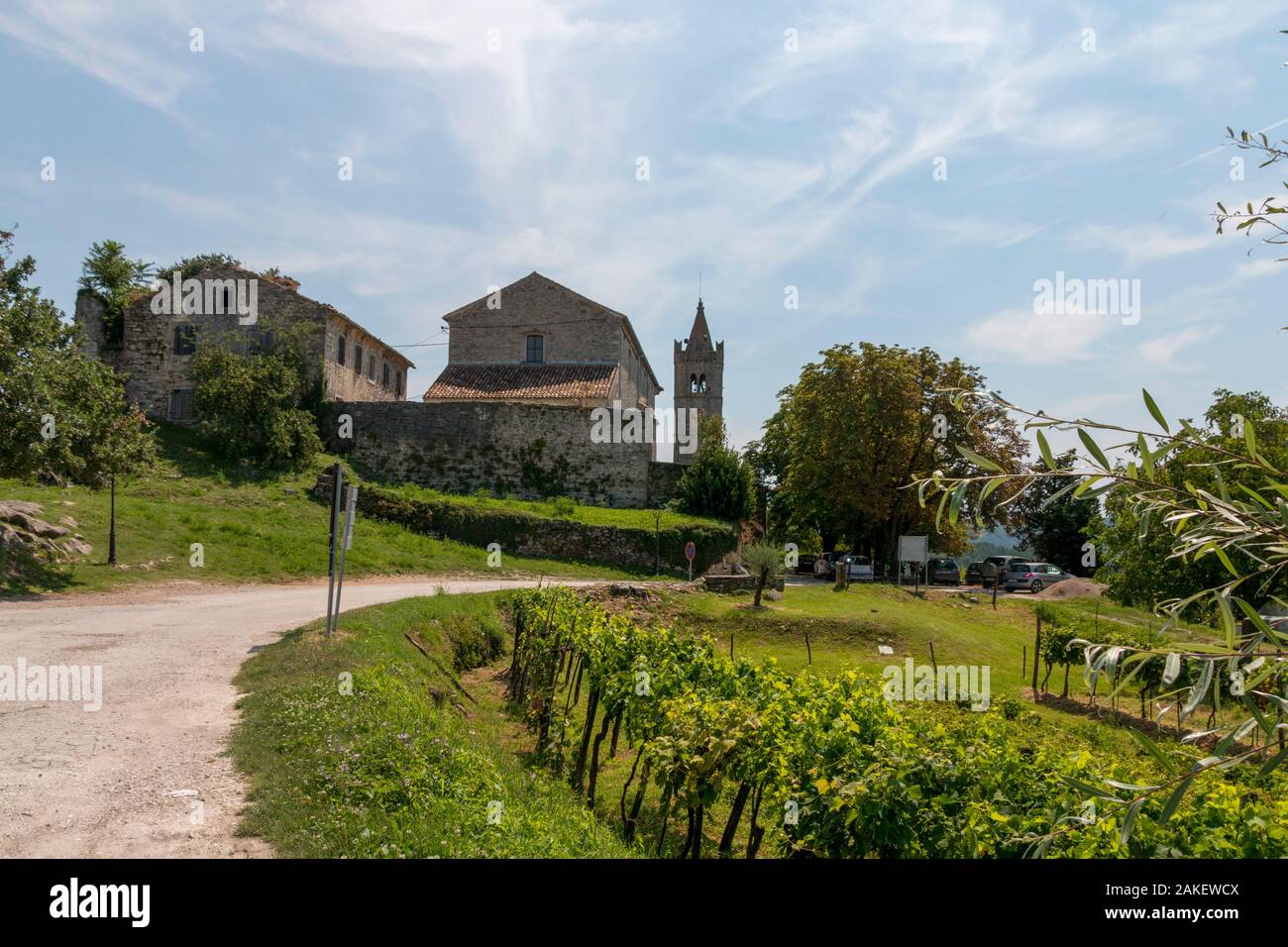 Hum, Croatia. 29th July, 2018. Hum, the smallest town in the world ...